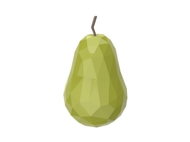 3D model Low Poly Pear VR / AR / low-poly | CGTrader