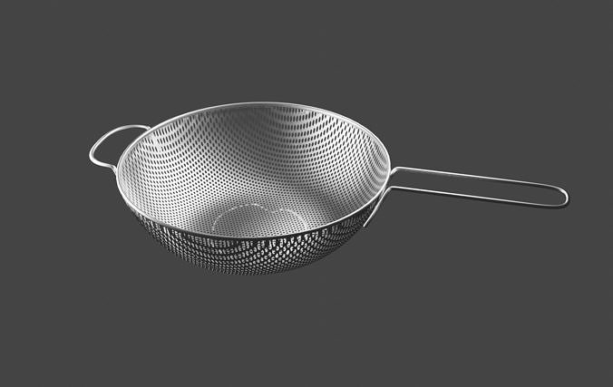 COLANDER metal strainer 3D model | CGTrader
