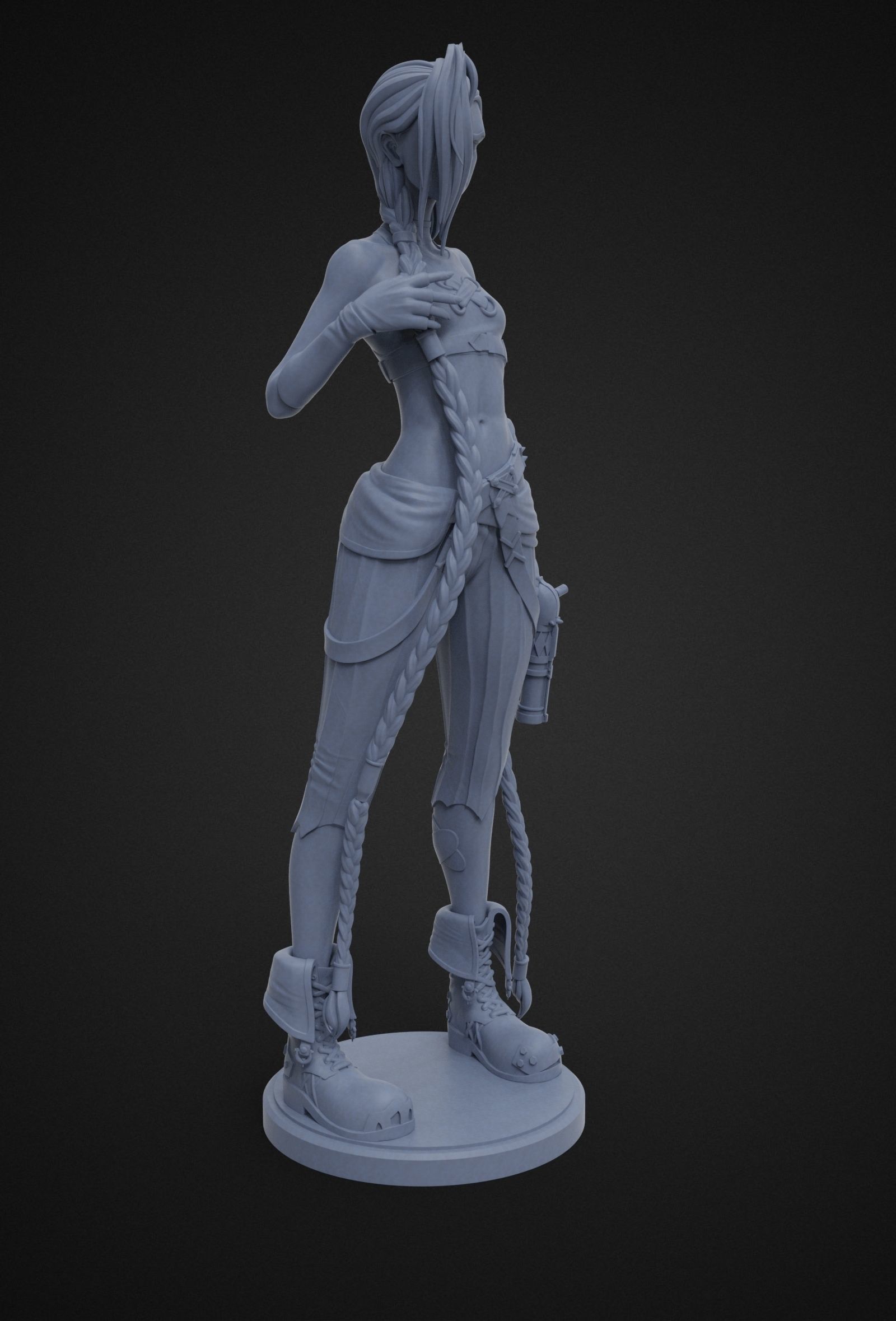 Jinx from Arcane fan art 3D model 3D printable | CGTrader