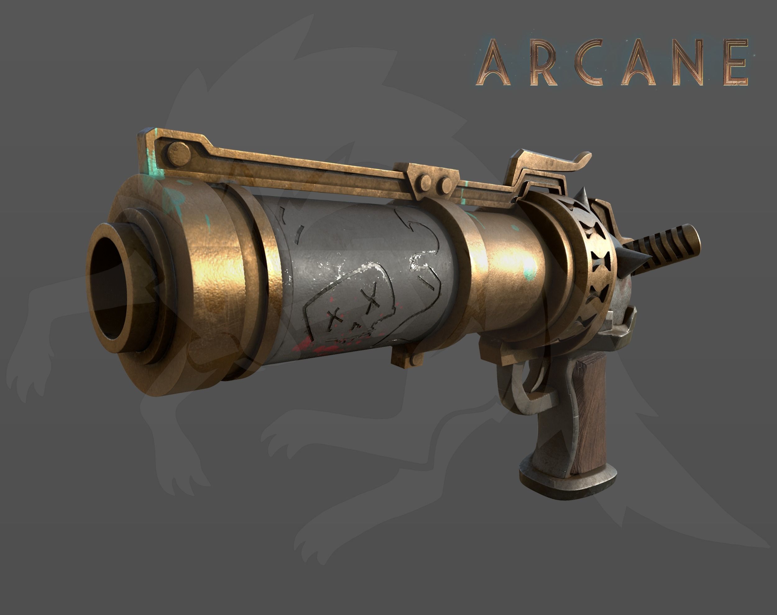 JINX GUN ZAPPER LEAGUE OF LEGENDS LOL COSPLAY 3D model 3D printable ...