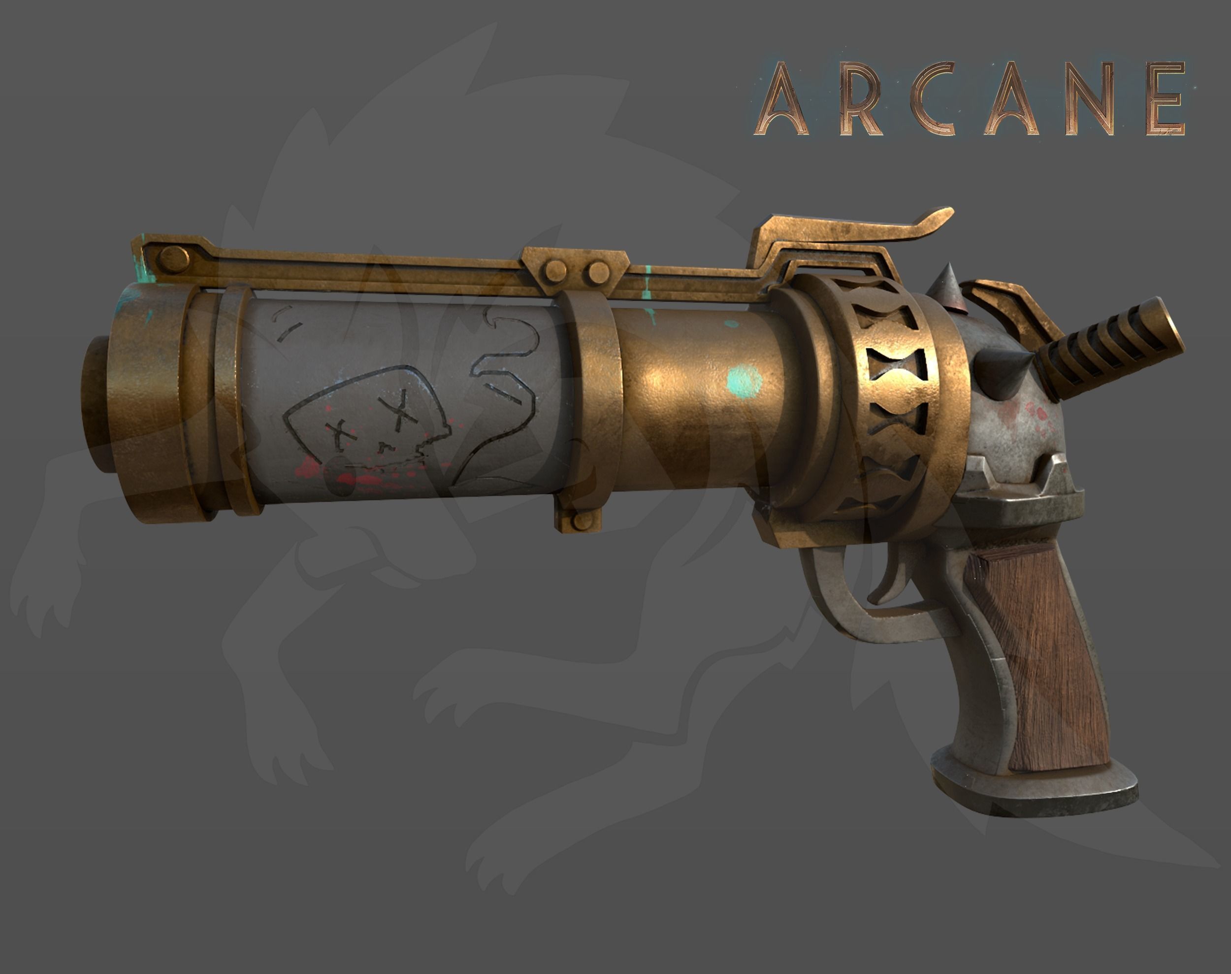 JINX GUN ZAPPER LEAGUE OF LEGENDS LOL COSPLAY 3D model 3D printable ...