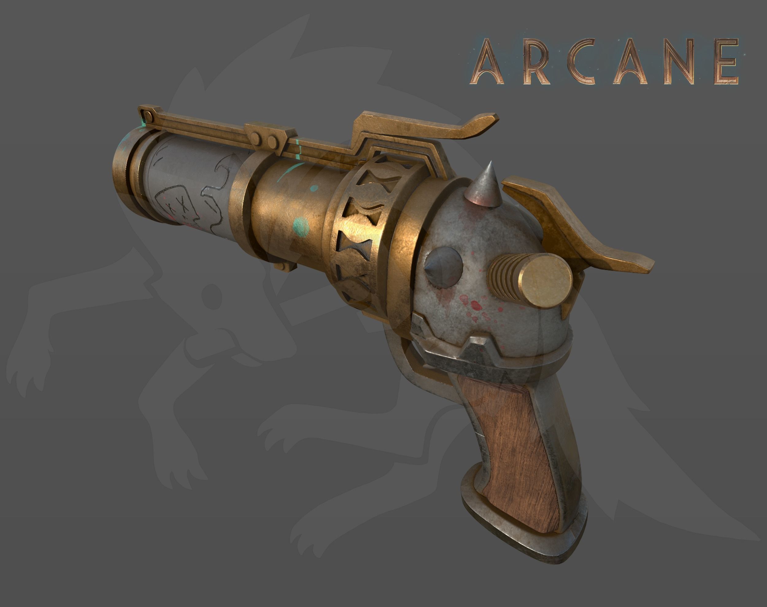 JINX GUN ZAPPER LEAGUE OF LEGENDS LOL COSPLAY 3D model 3D printable ...