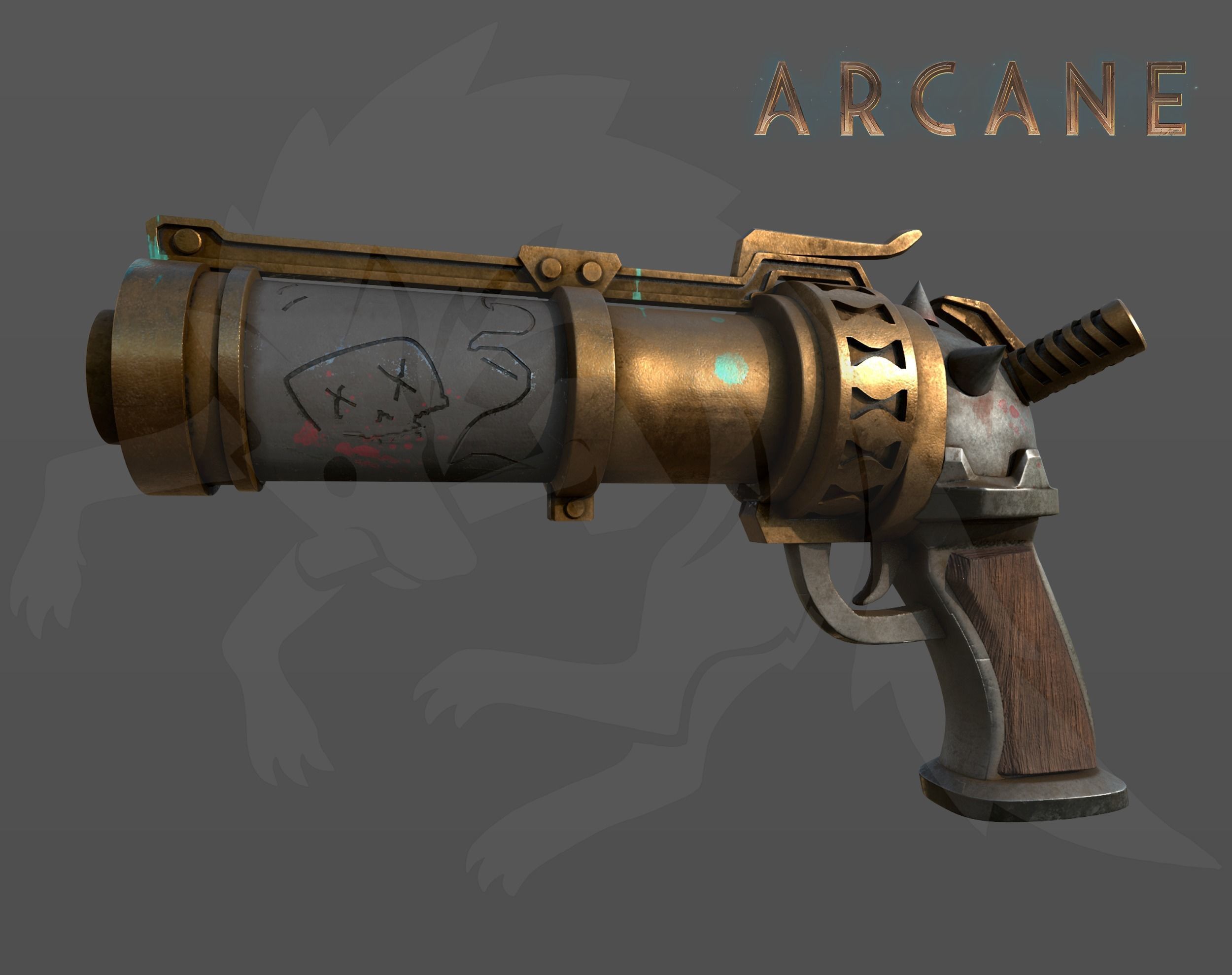 JINX GUN ZAPPER LEAGUE OF LEGENDS LOL COSPLAY 3D model 3D printable ...