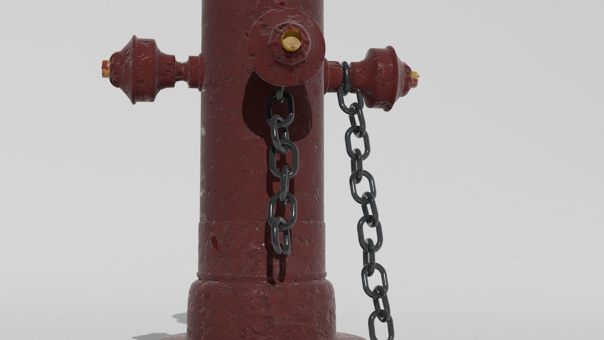 Fire hydrant with rust elements 3D model | CGTrader