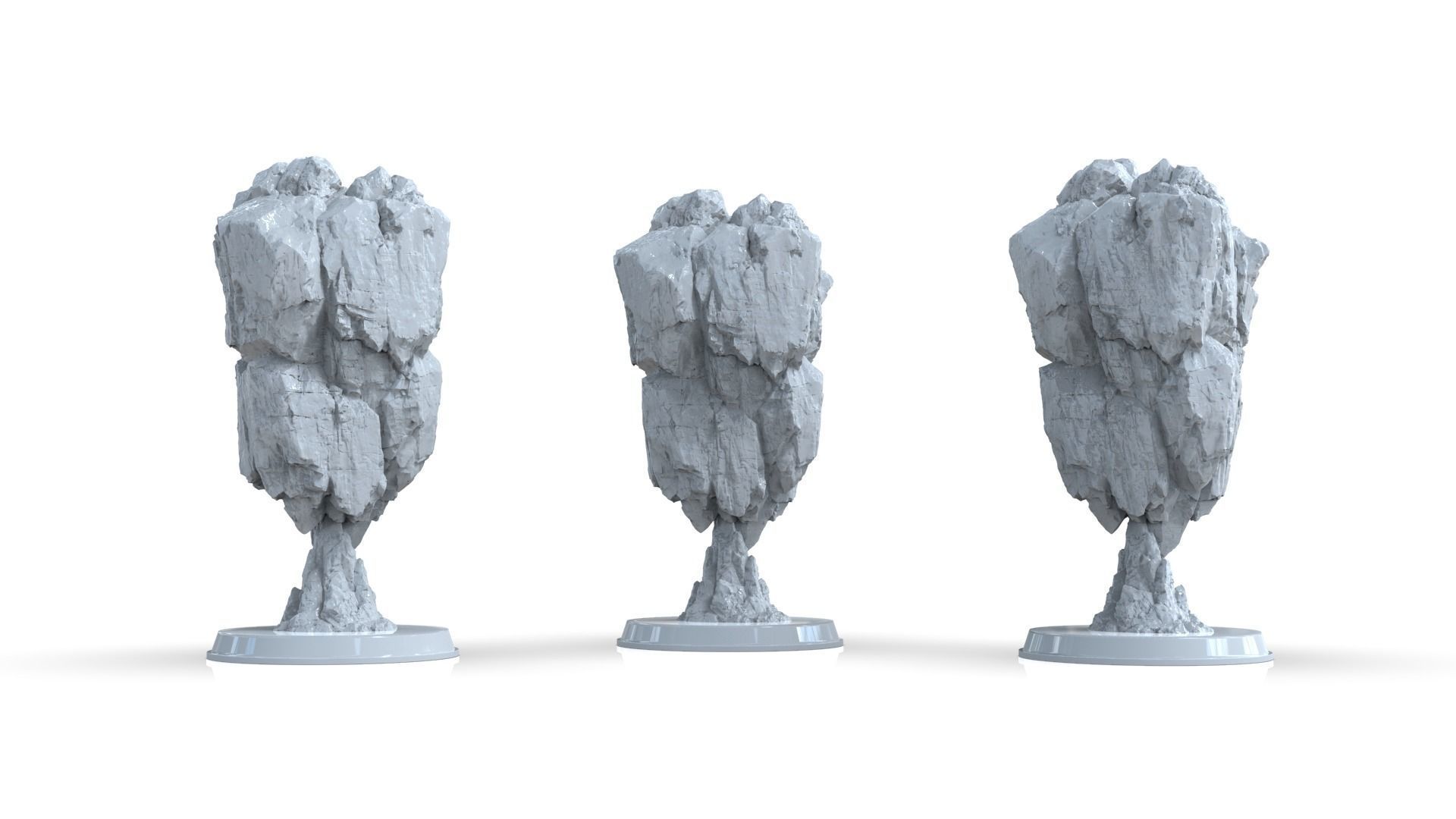 Floating Carved Rock 3D model 3D printable | CGTrader