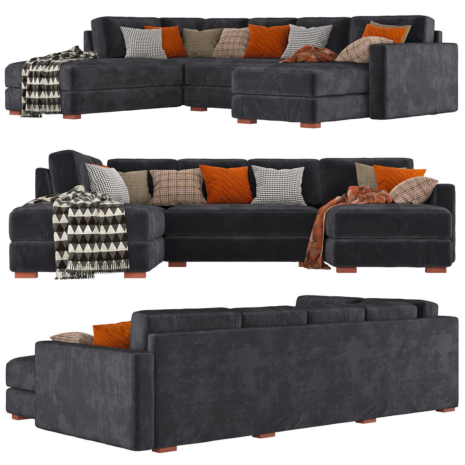 Sofa Kvadro 3D model | CGTrader