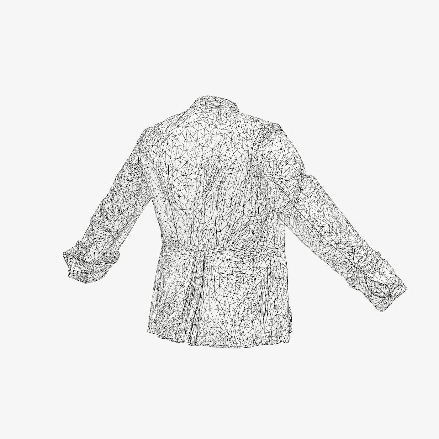 3D model Arrow Jacket Open VR / AR / low-poly | CGTrader