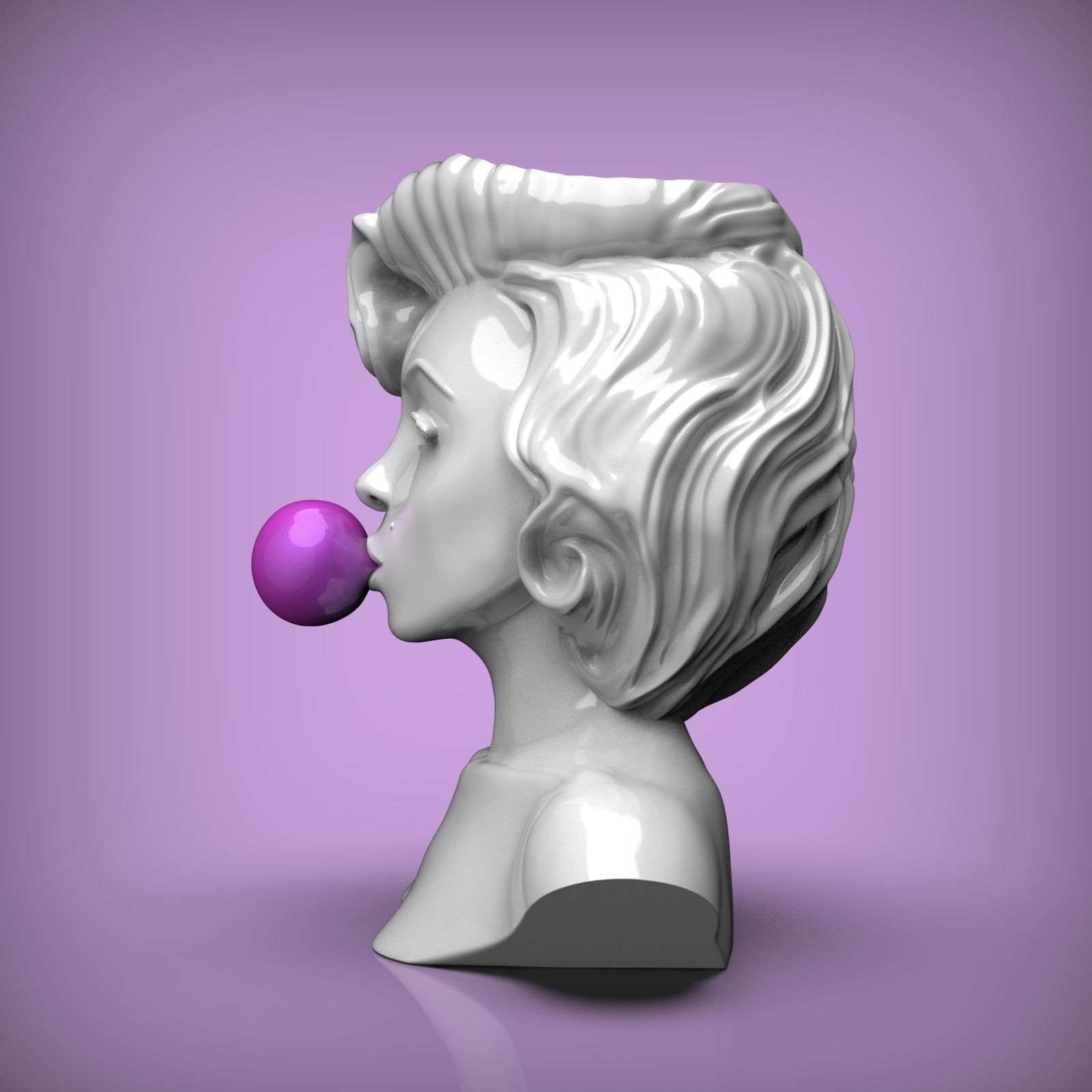 Marilyn Monroe vase Ver2 3D model 3D printable | CGTrader