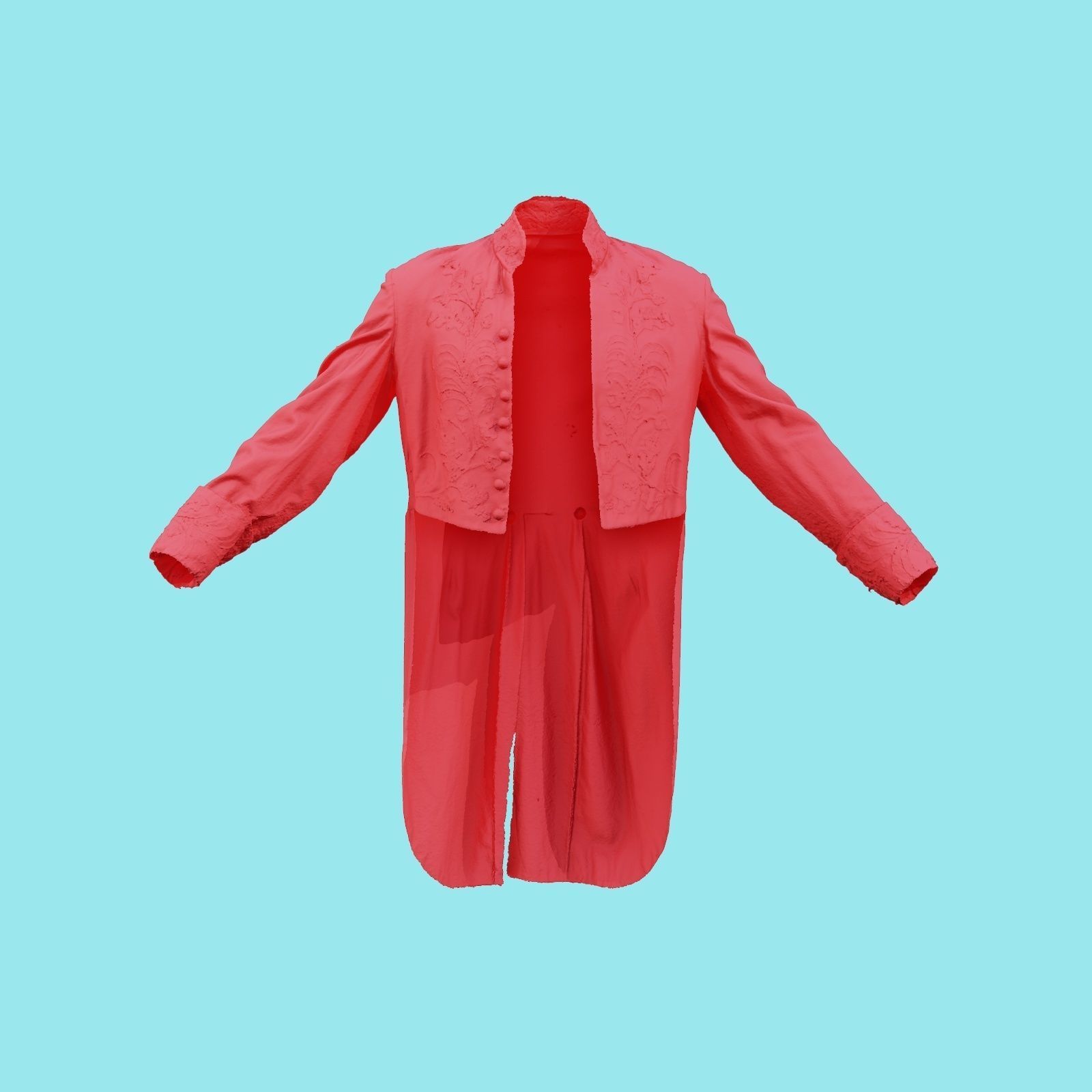 3D model Lackey Jacket VR / AR / low-poly | CGTrader