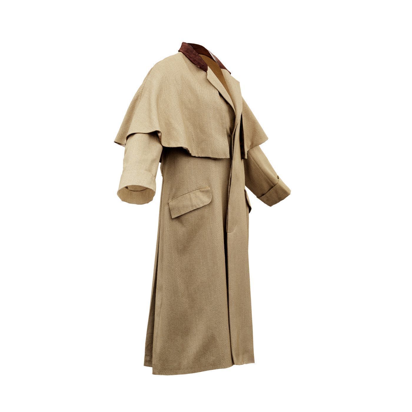 3D model Detective Coat VR / AR / low-poly | CGTrader