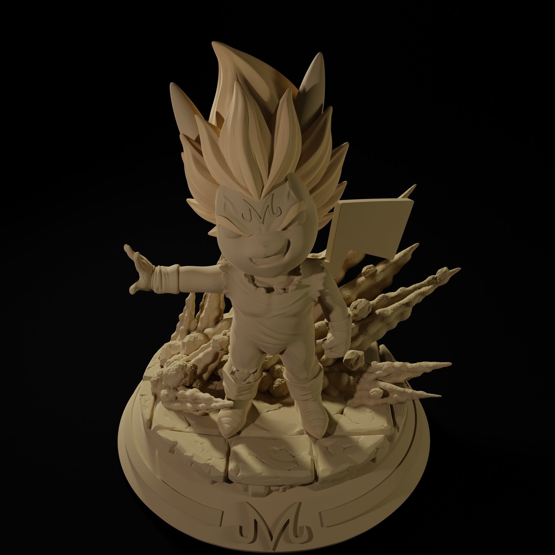 Pikachu cosplay Vegeta 3D model 3D printable | CGTrader