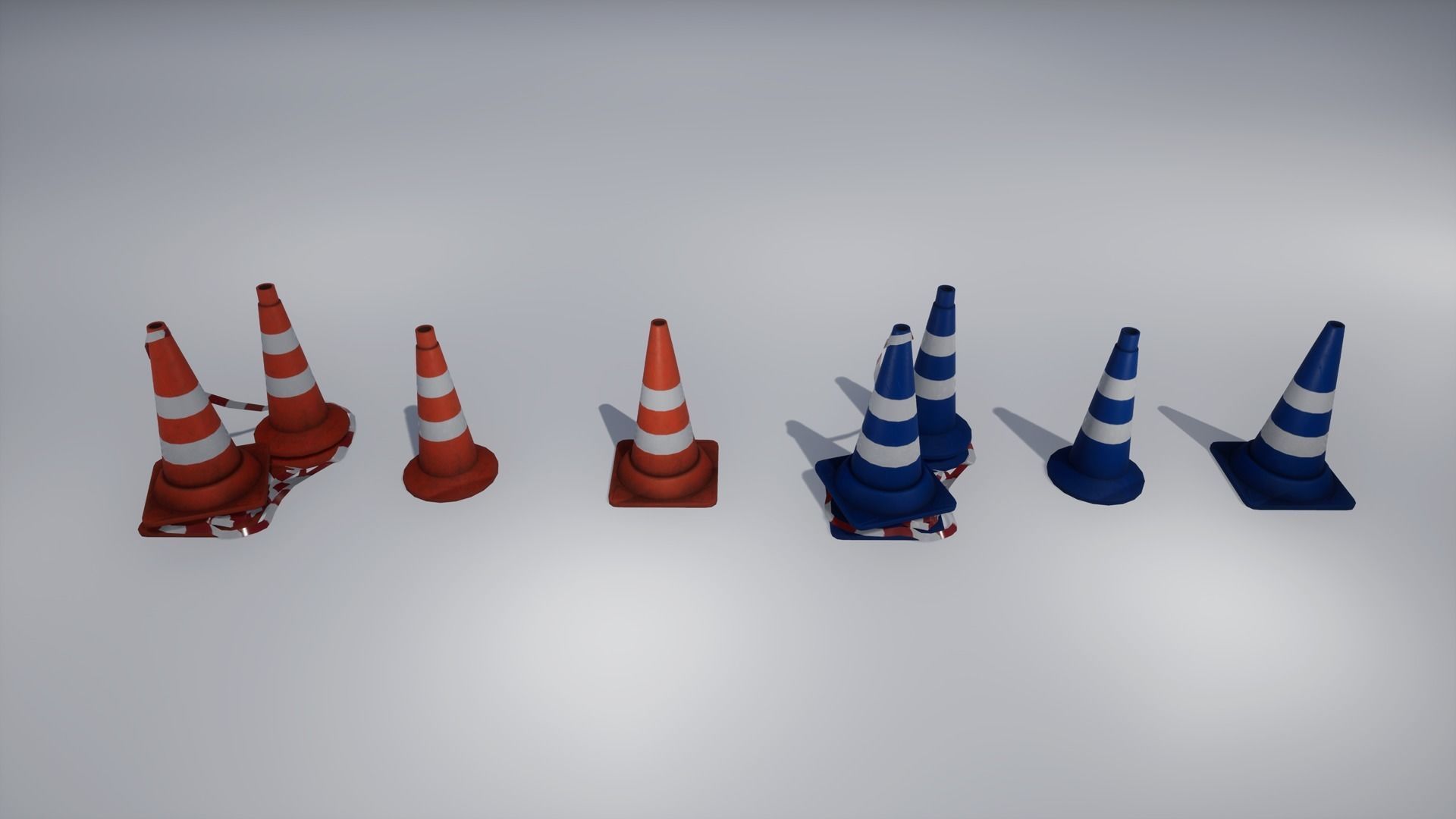 3D model Street Props Pack VR / AR / low-poly | CGTrader