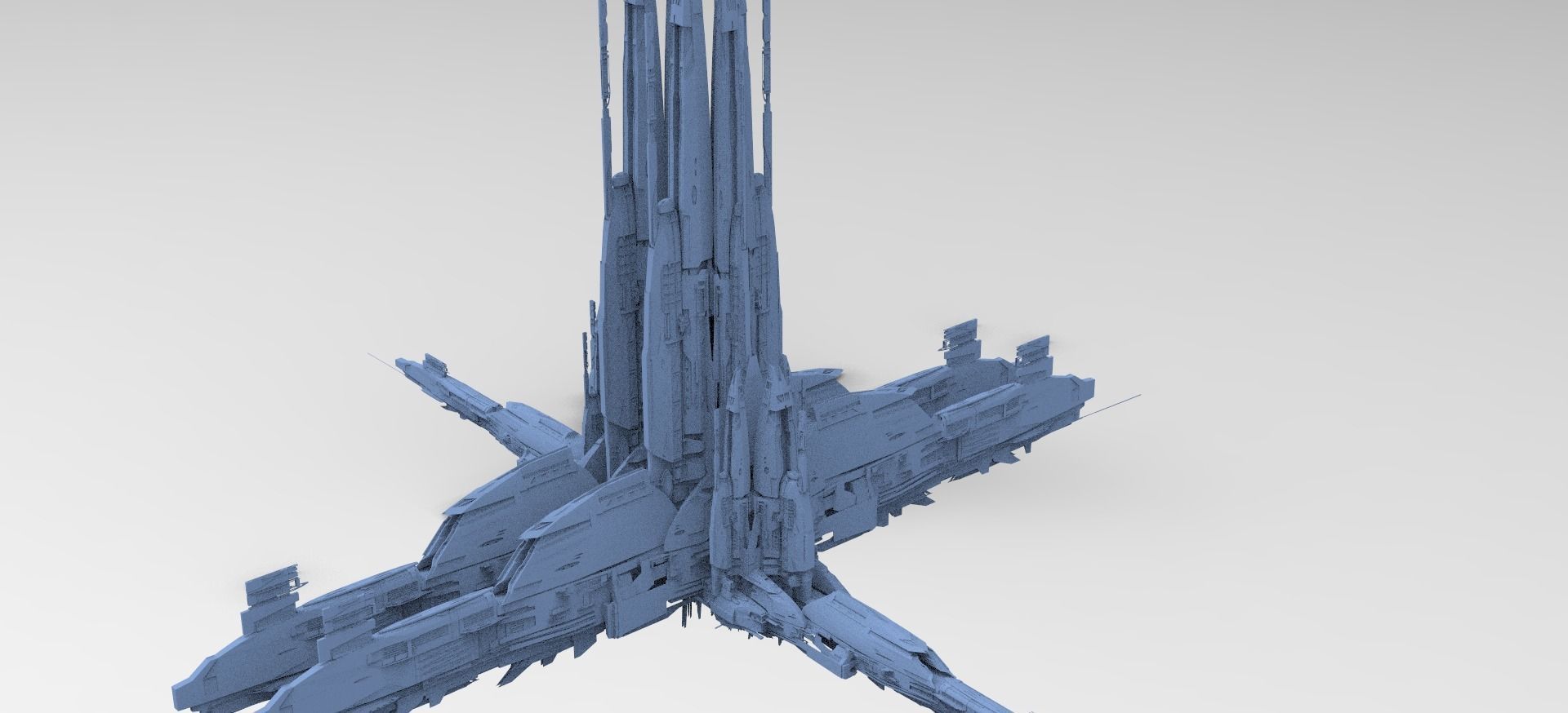 Halo Forerunner Inspired Towers Large 3D model | CGTrader