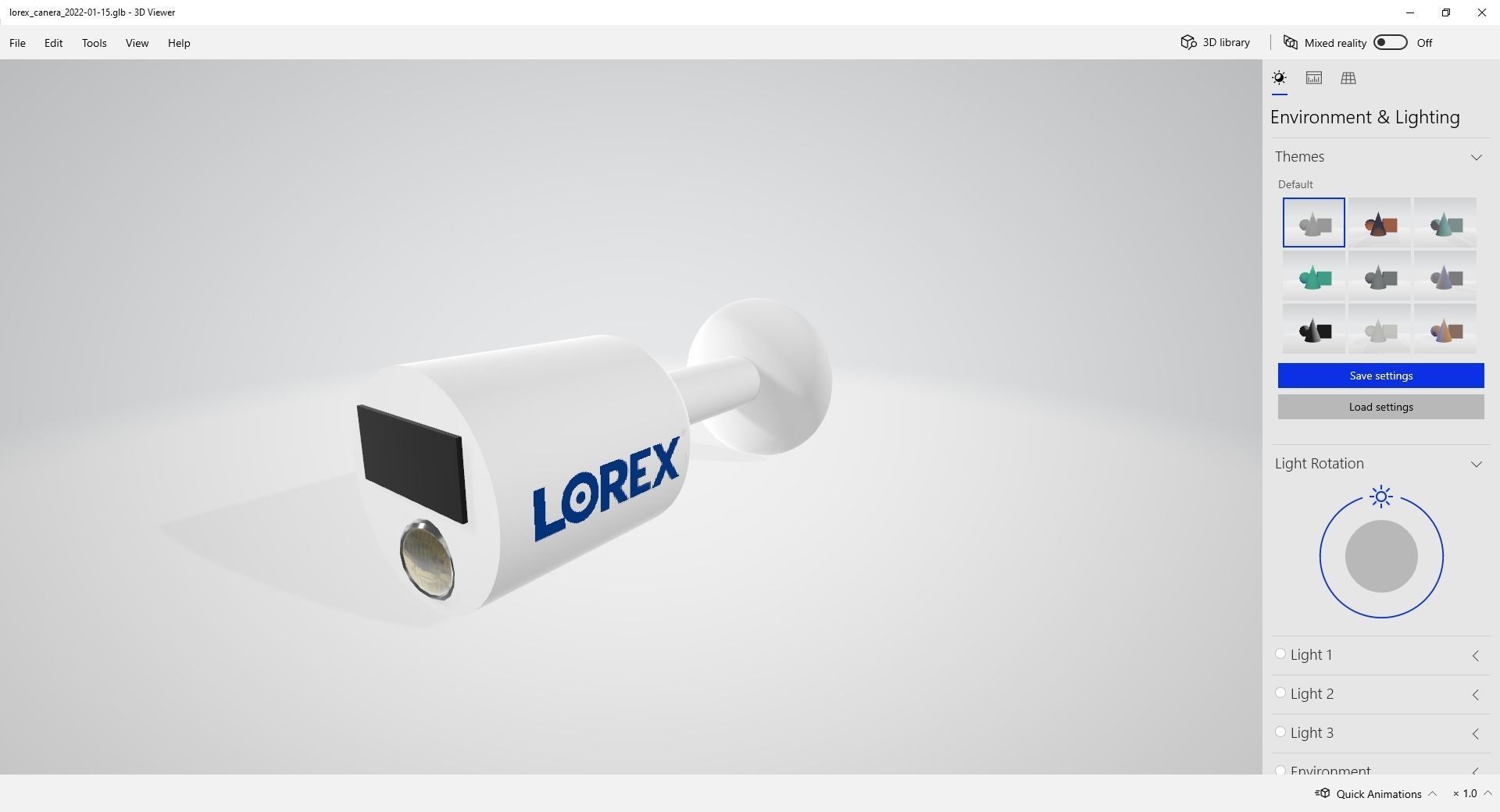 Lorex Security Camera free 3D model | CGTrader