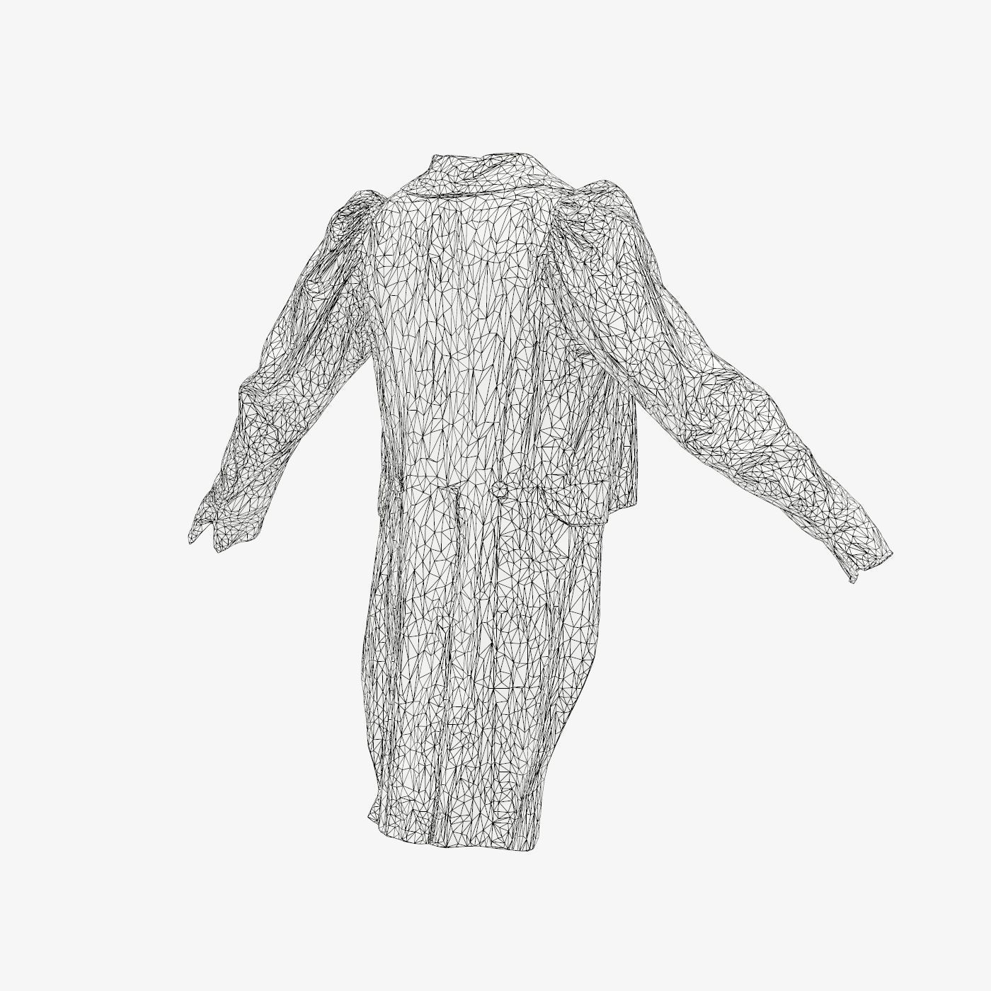 3D model Rags Slipcoat VR / AR / low-poly | CGTrader