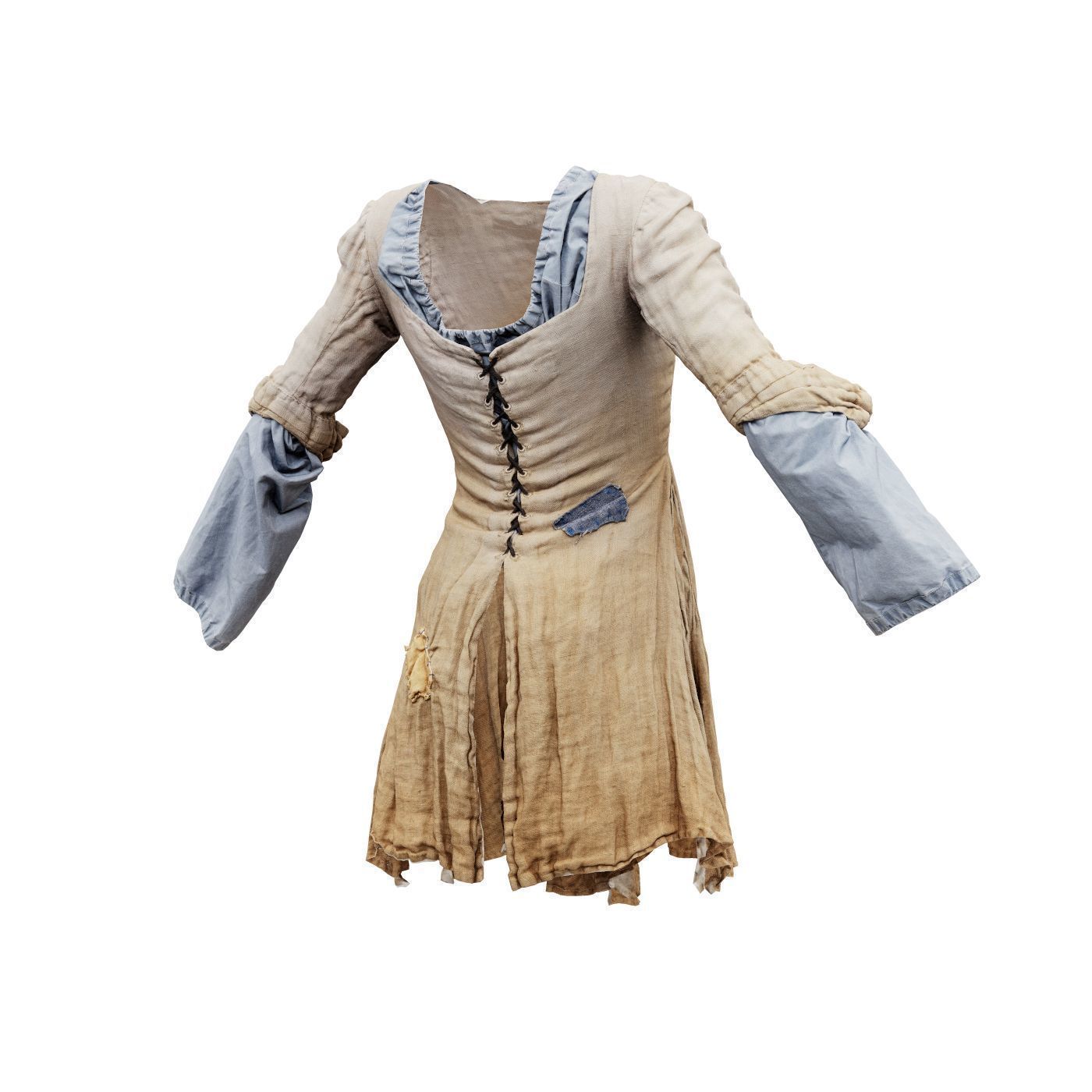 3D model Rags Outfit Full VR / AR / low-poly | CGTrader