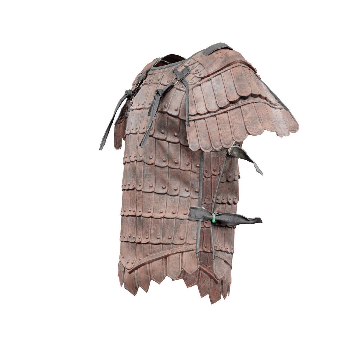 3D model Plated Soldier Armor VR / AR / low-poly | CGTrader