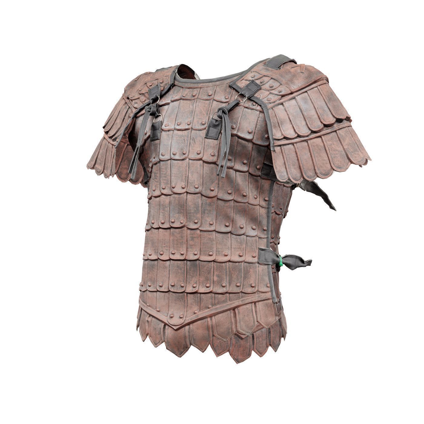 3D model Plated Soldier Armor VR / AR / low-poly | CGTrader