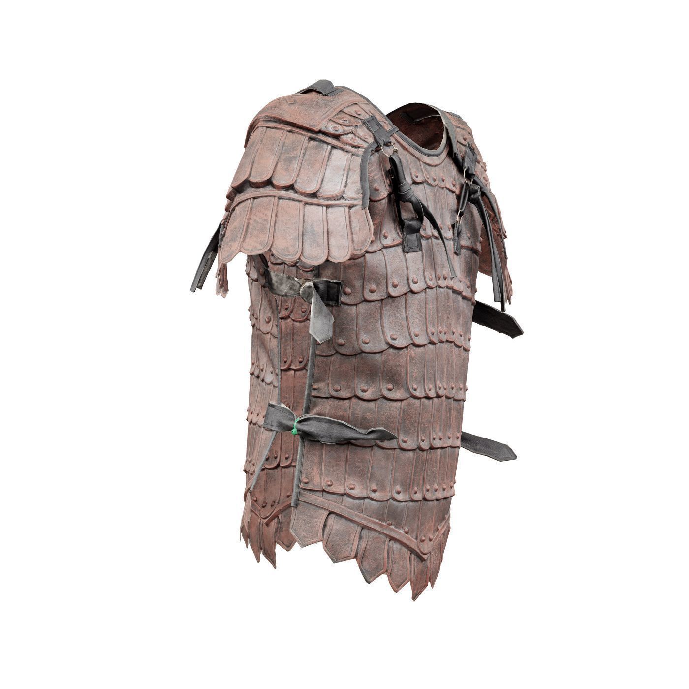 3D model Plated Soldier Armor VR / AR / low-poly | CGTrader