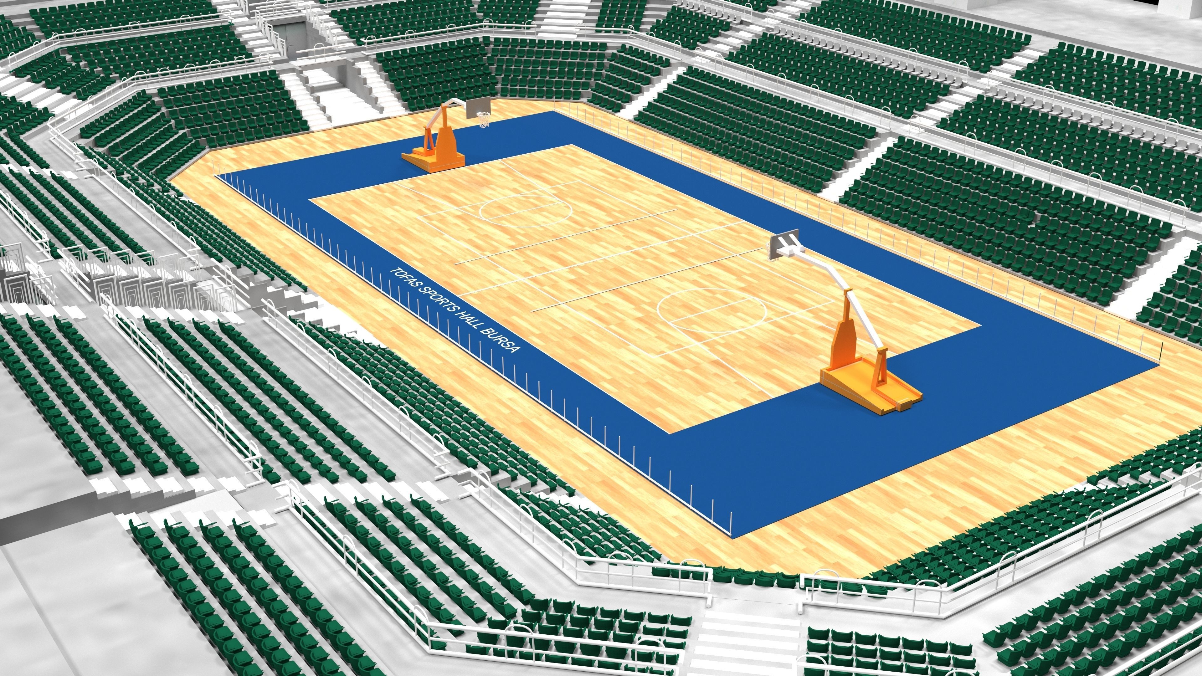 sports arena 3D model | CGTrader