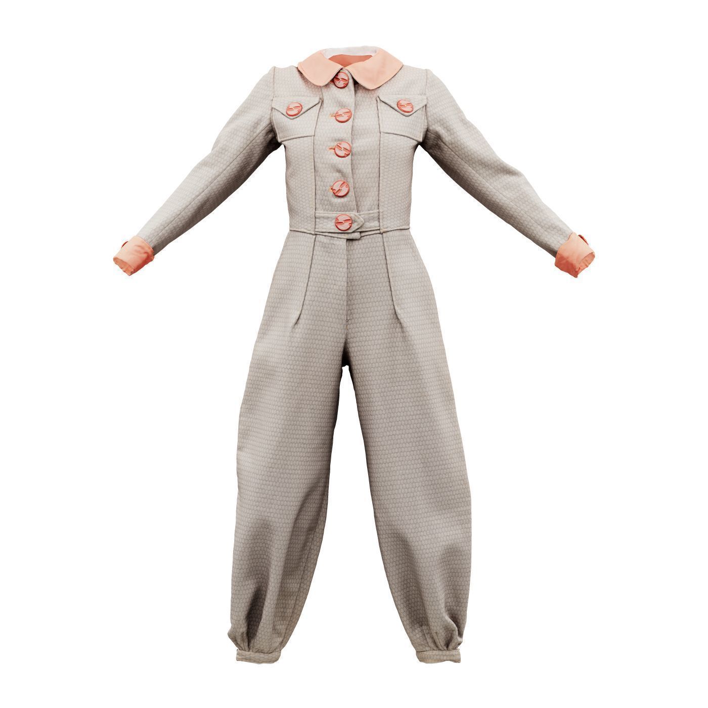 3D model Pilot Bodysuit Closed VR / AR / low-poly | CGTrader