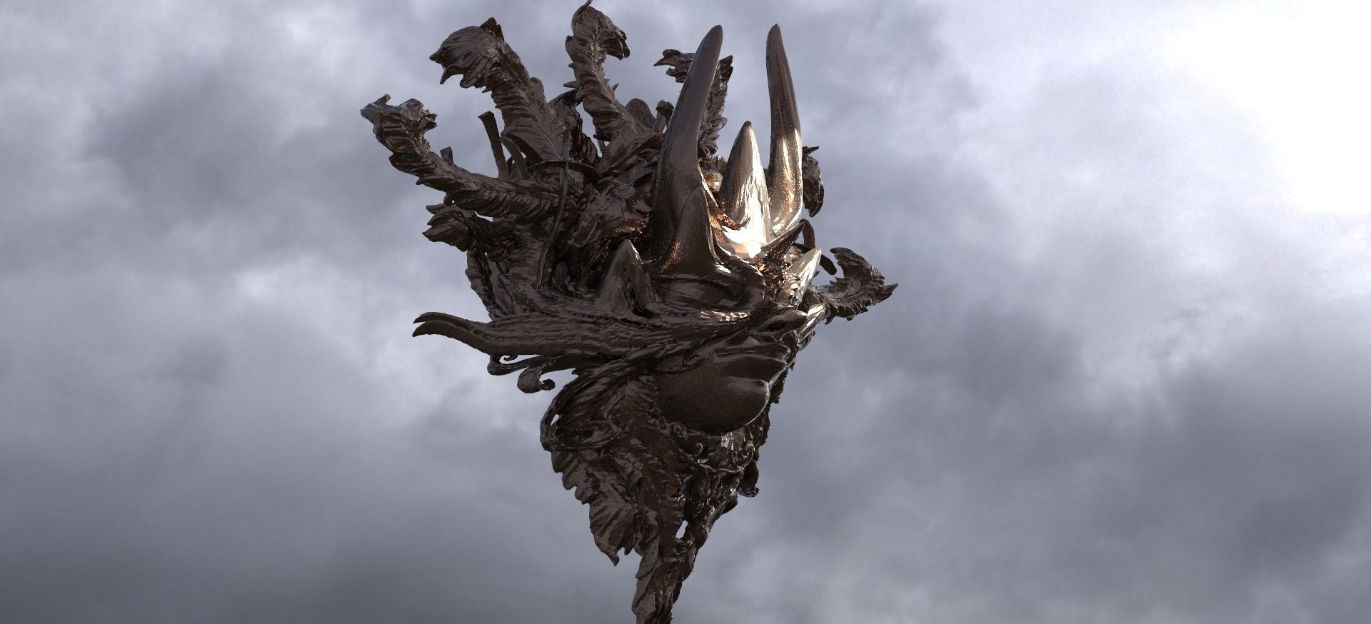 Baroque Cult Mask 3D model | CGTrader