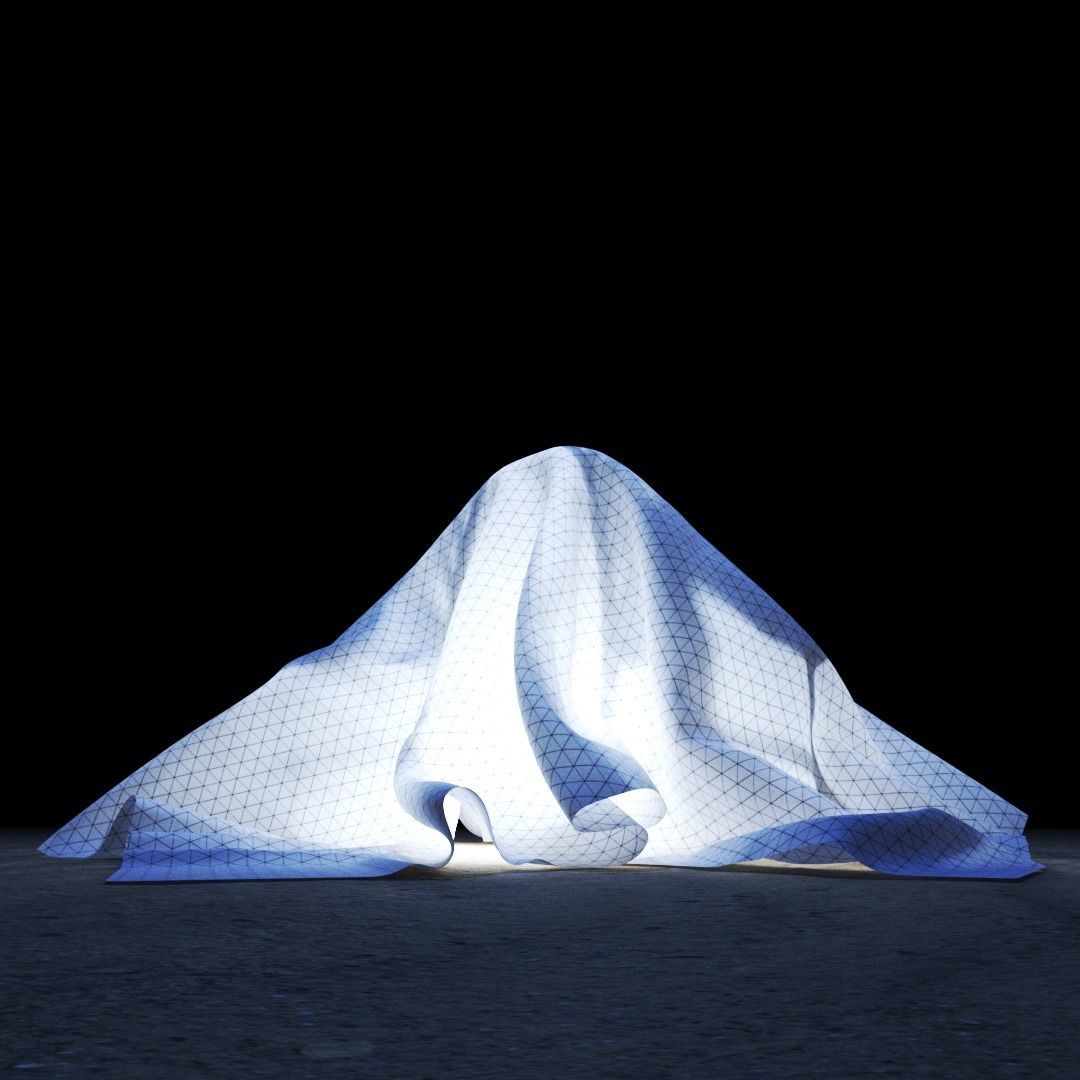 glowing cloth free 3D model | CGTrader