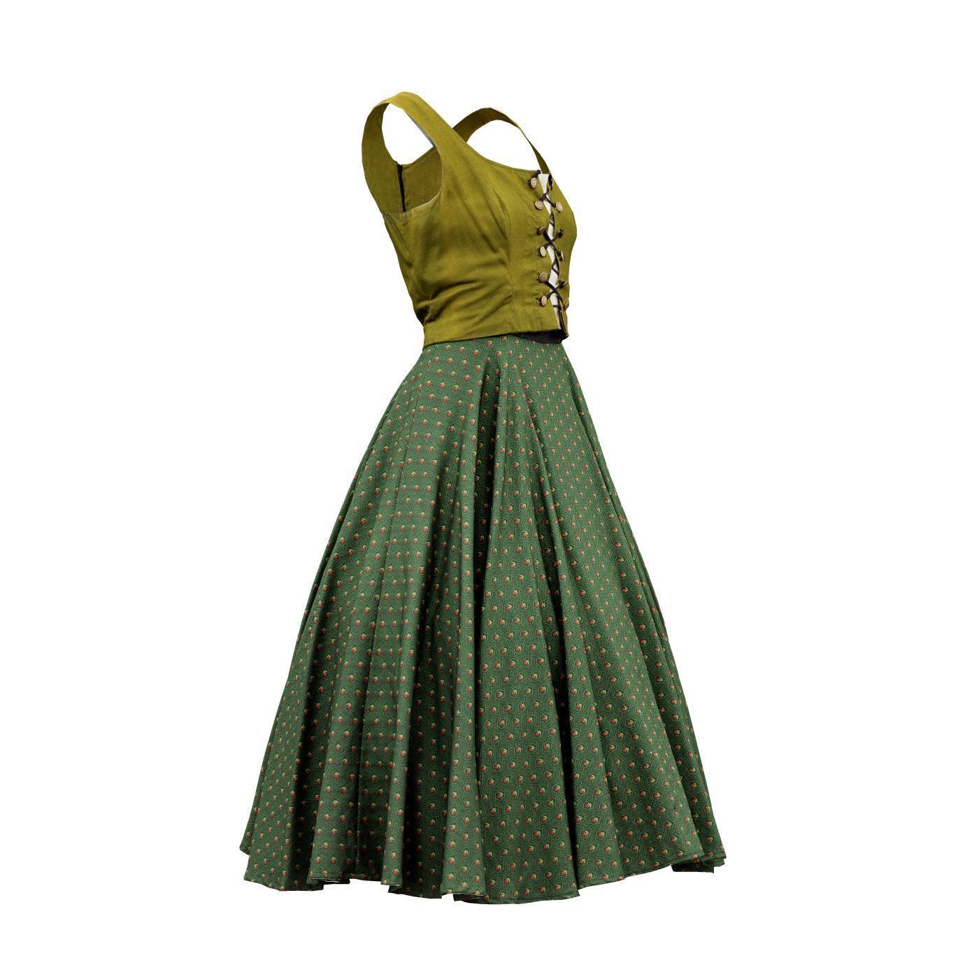 3D model Oktoberfest Dress Bell VR / AR / low-poly | CGTrader