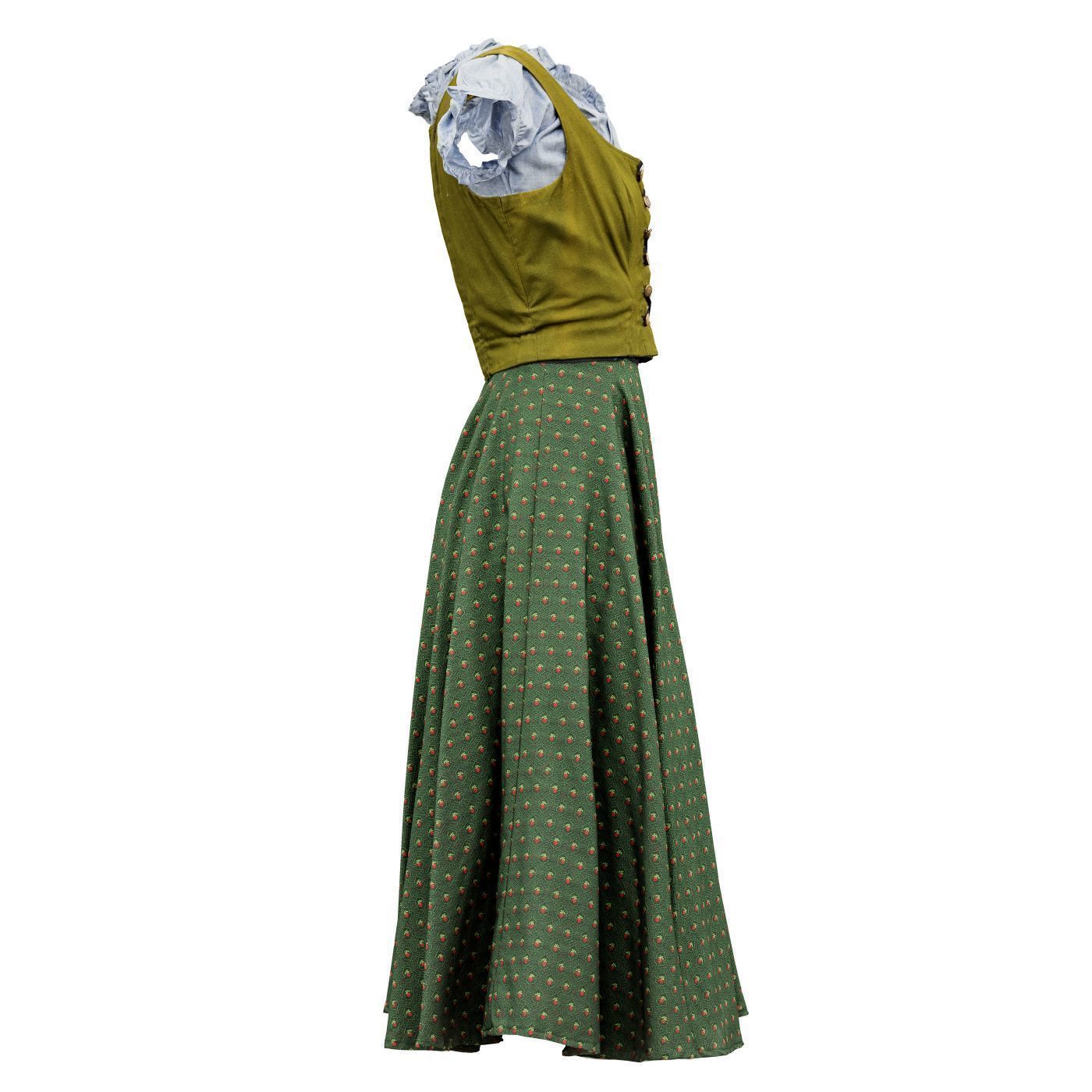 3D model Oktoberfest Dress VR / AR / low-poly | CGTrader