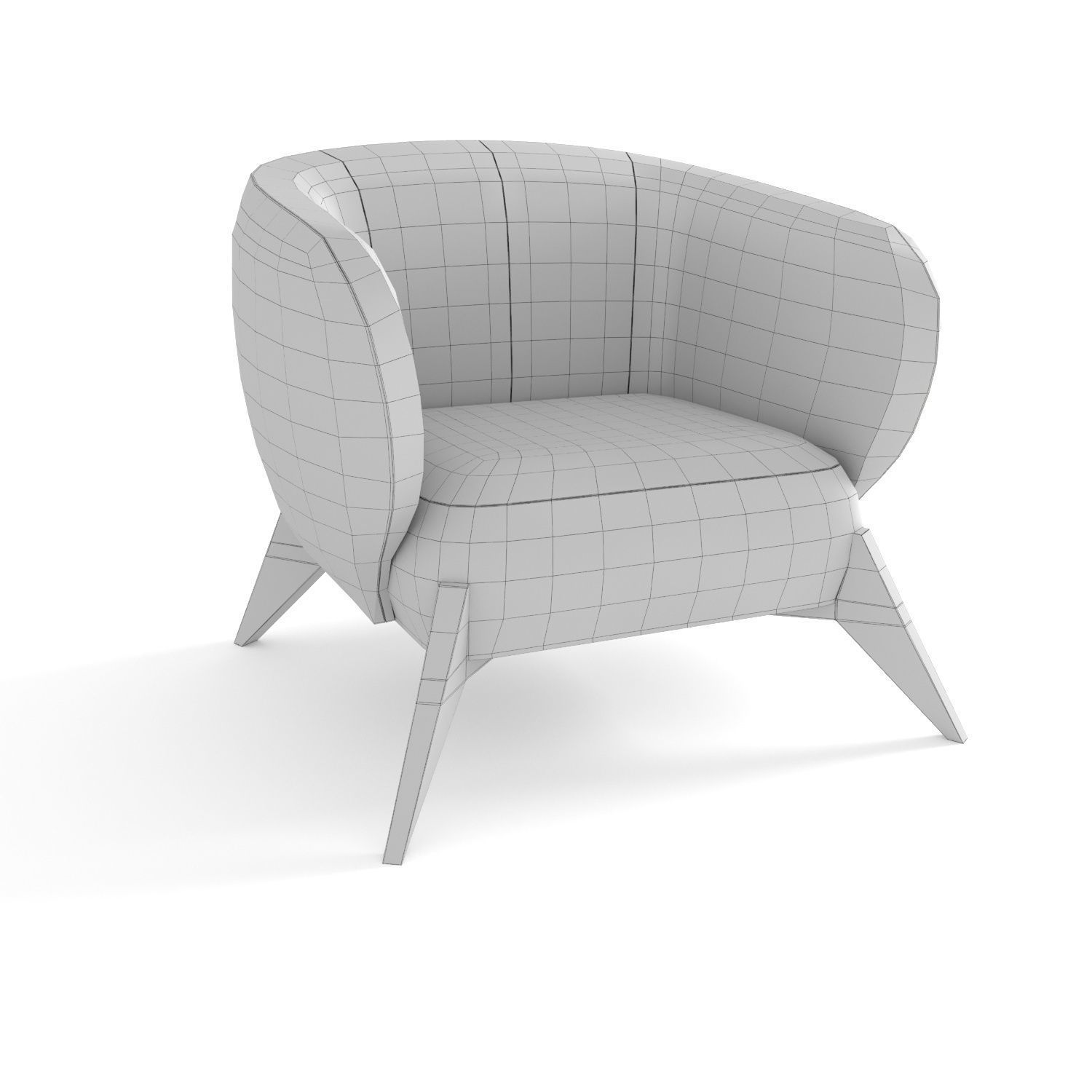 3D model TILAR ARMCHAIR VR / AR / low-poly | CGTrader