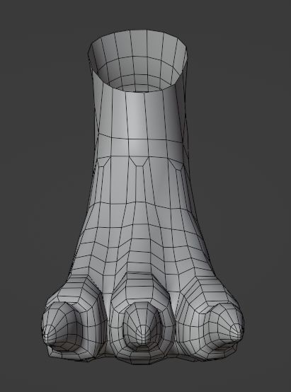 3D model Dragon foot for your dragon or dinosaur VR / AR / low-poly ...