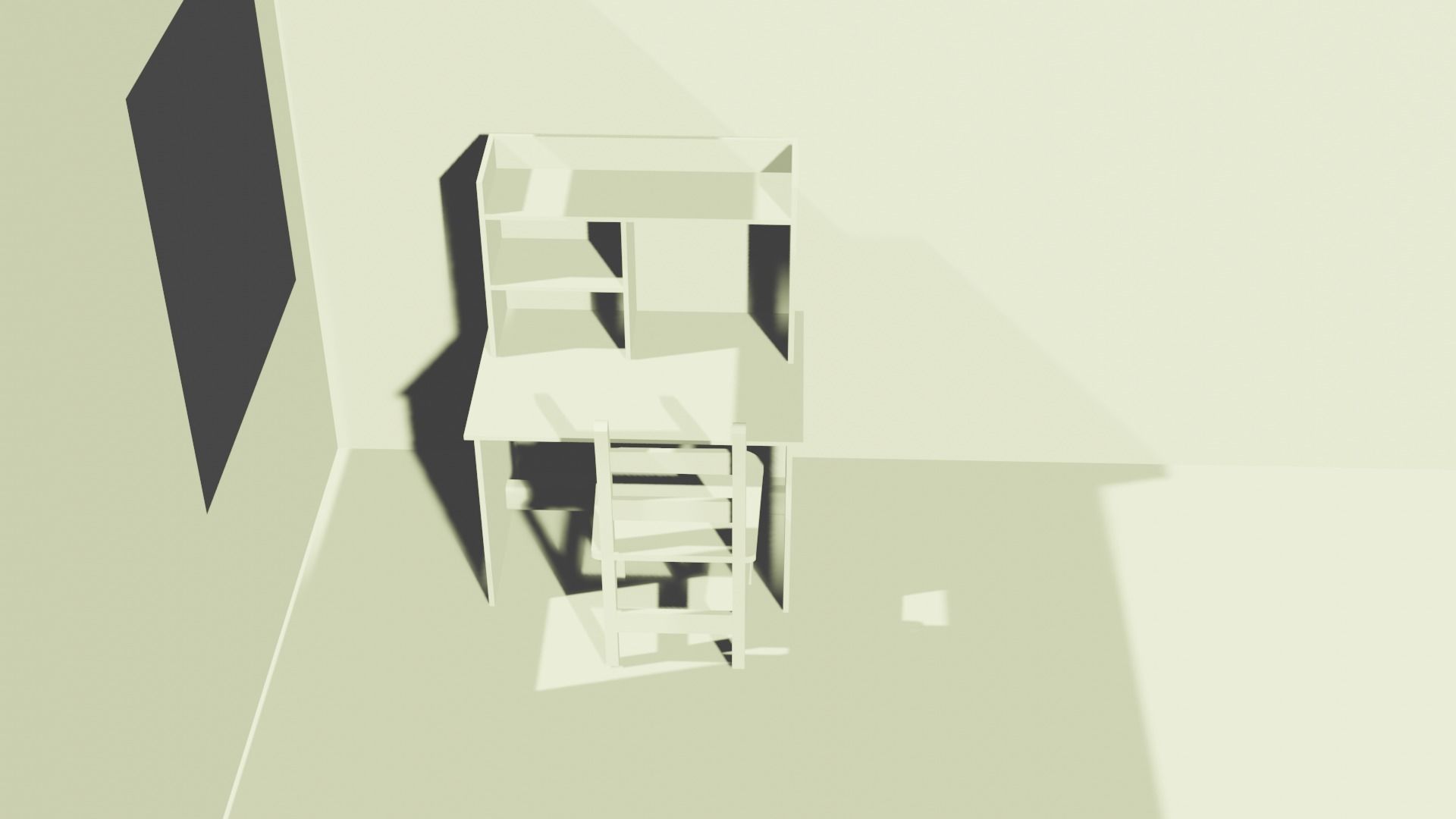3d Study Table and Chair free VR / AR / low-poly 3D model | CGTrader