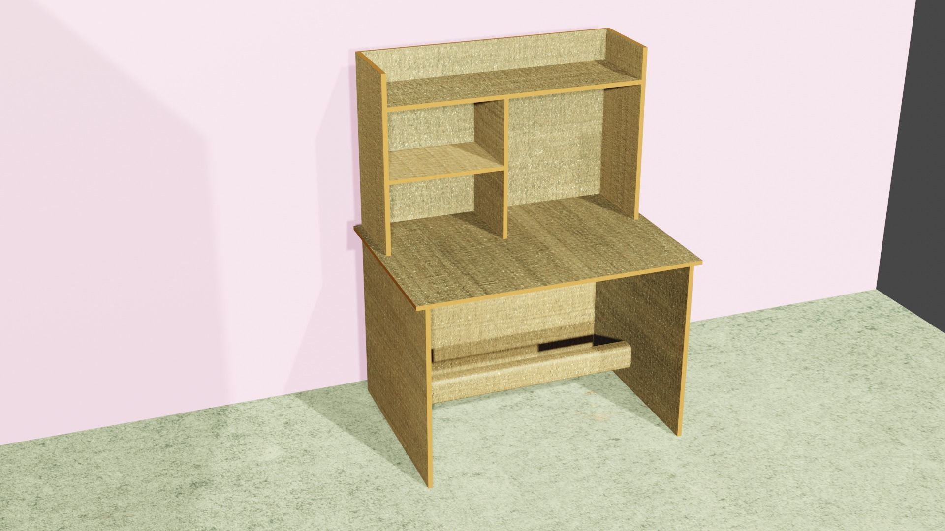 3d Study Table and Chair free VR / AR / low-poly 3D model | CGTrader