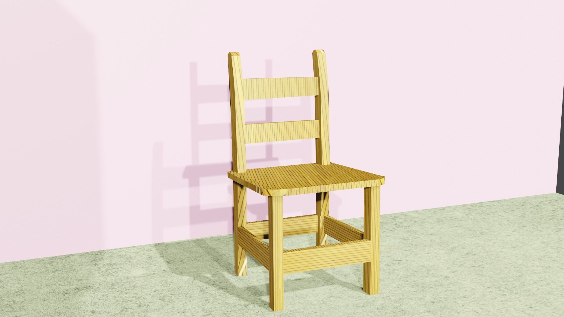 3d Study Table and Chair free VR / AR / low-poly 3D model | CGTrader