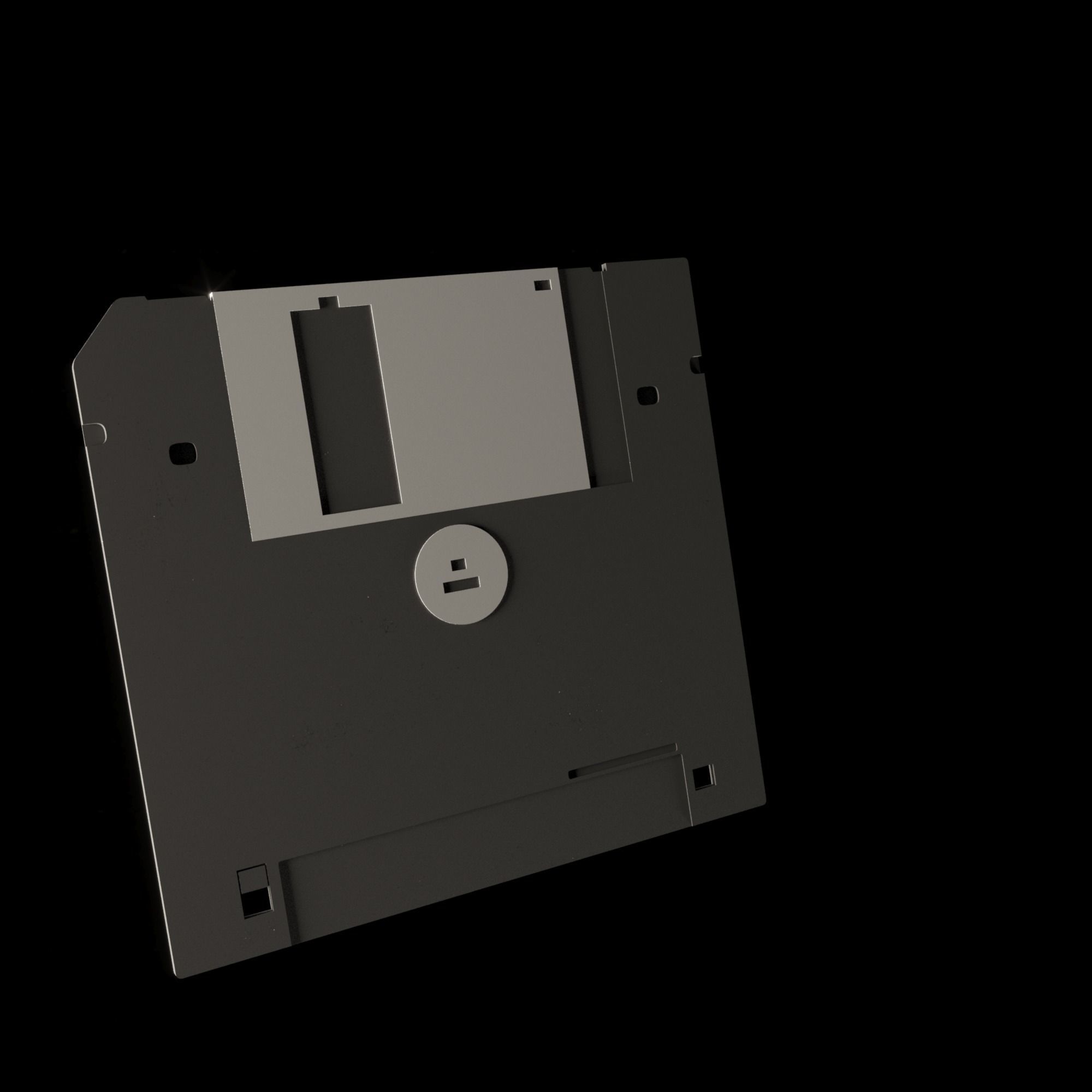 Floppy Disk Drive and Floppy Disk free 3D model | CGTrader