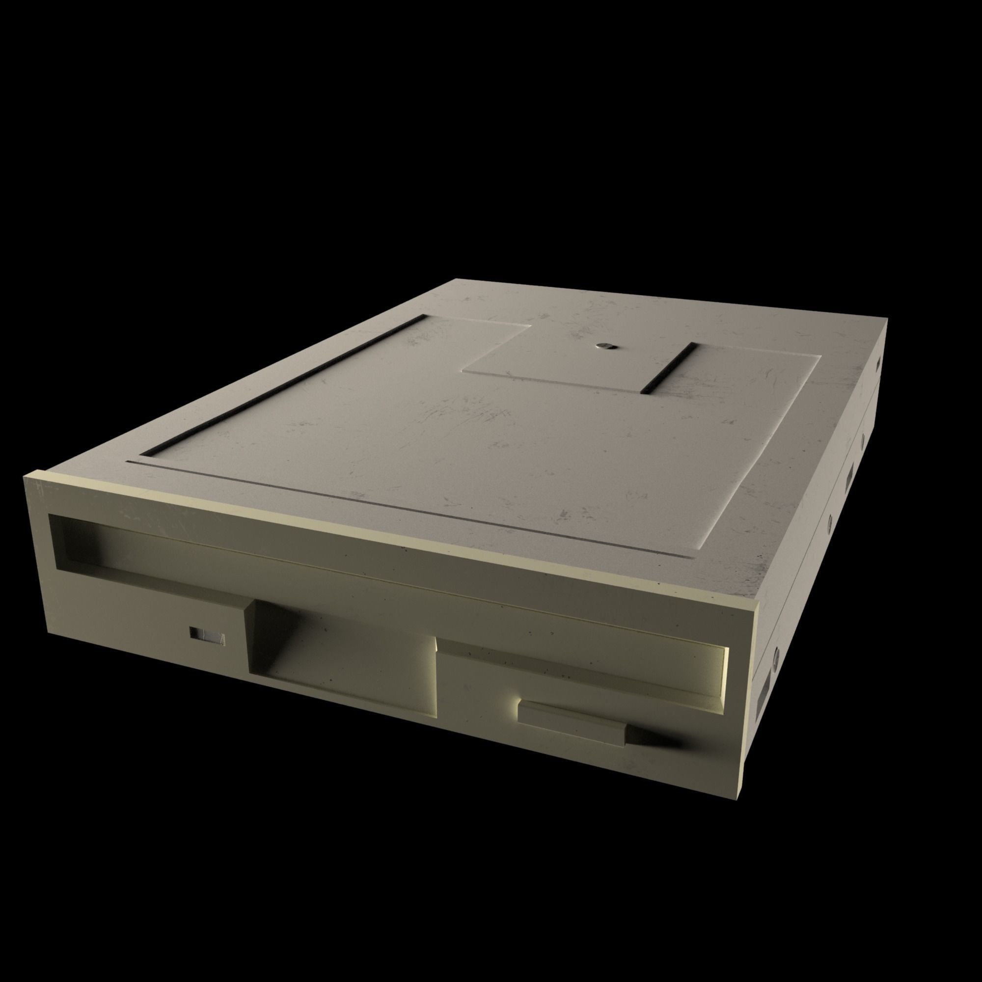 Floppy Disk Drive and Floppy Disk free 3D model | CGTrader
