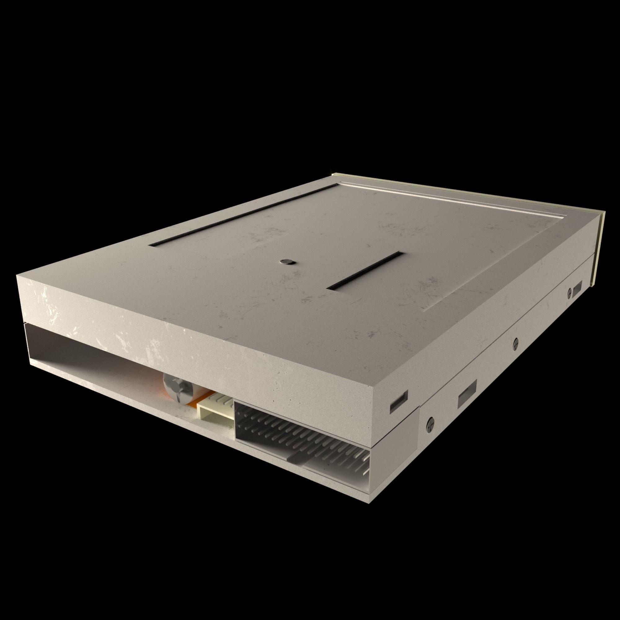 Floppy Disk Drive and Floppy Disk free 3D model | CGTrader
