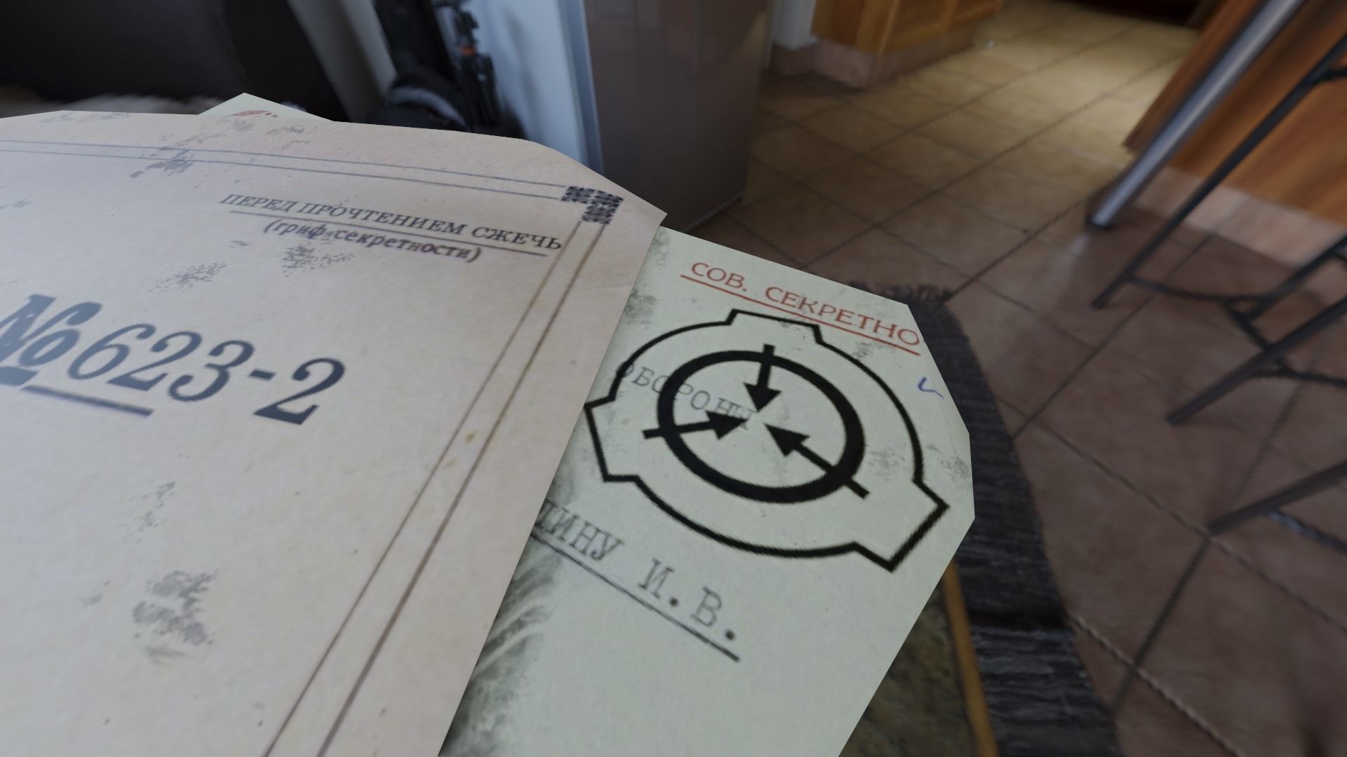 3D model old secret scp document files folder VR / AR / low-poly | CGTrader