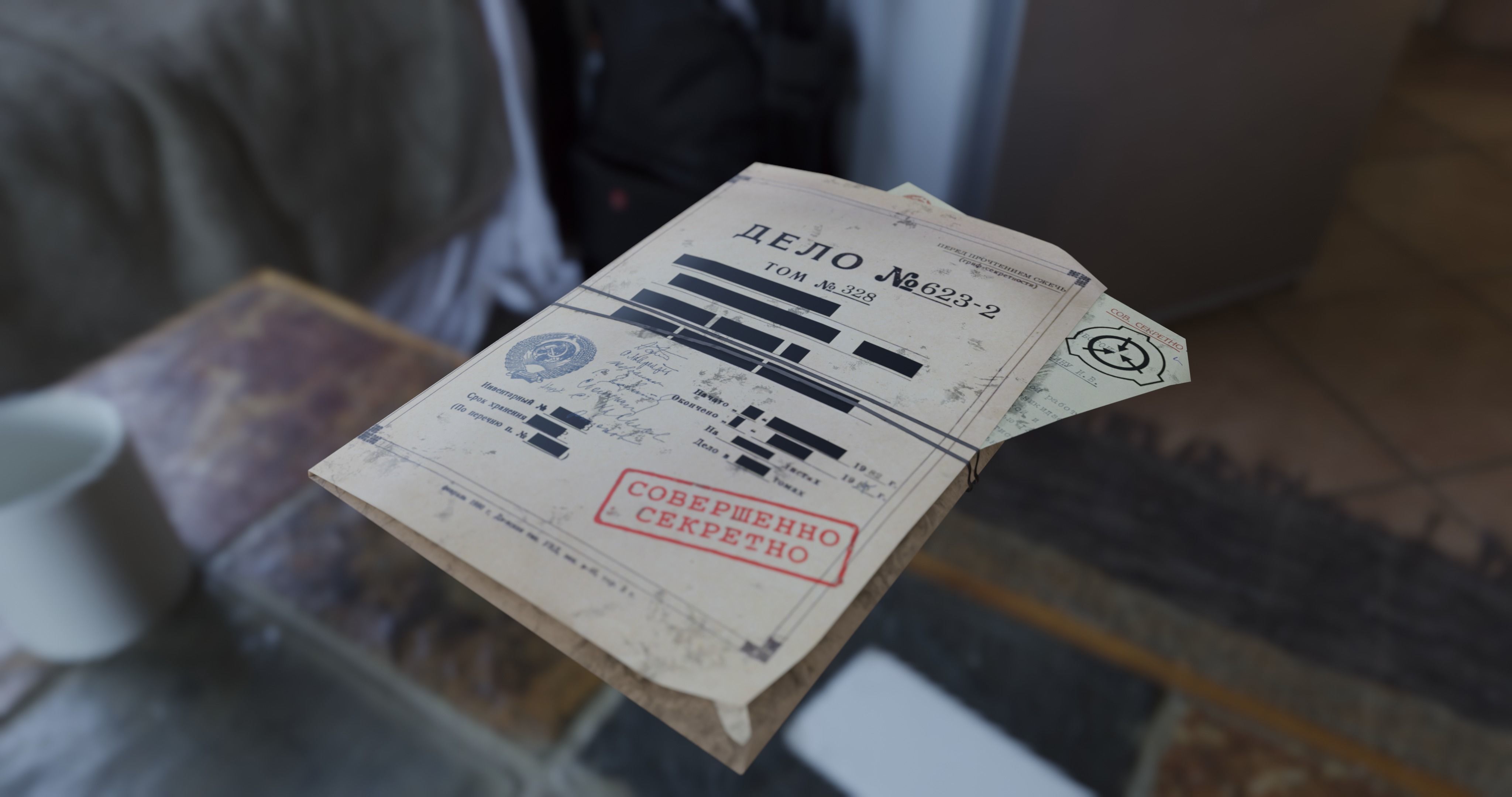 3D model old secret scp document files folder VR / AR / low-poly | CGTrader