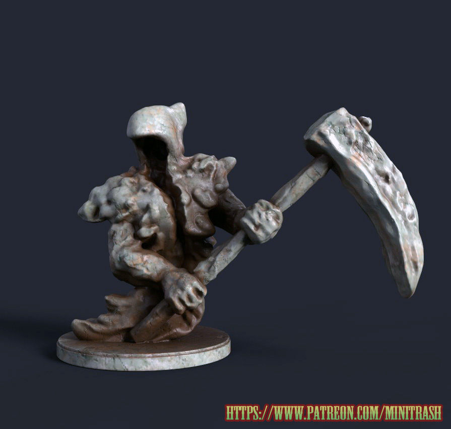 Dark reaper miniature free 3D model 3D printable | CGTrader