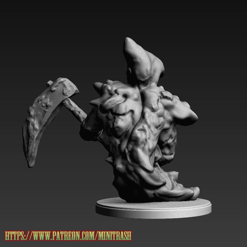 Dark reaper miniature free 3D model 3D printable | CGTrader