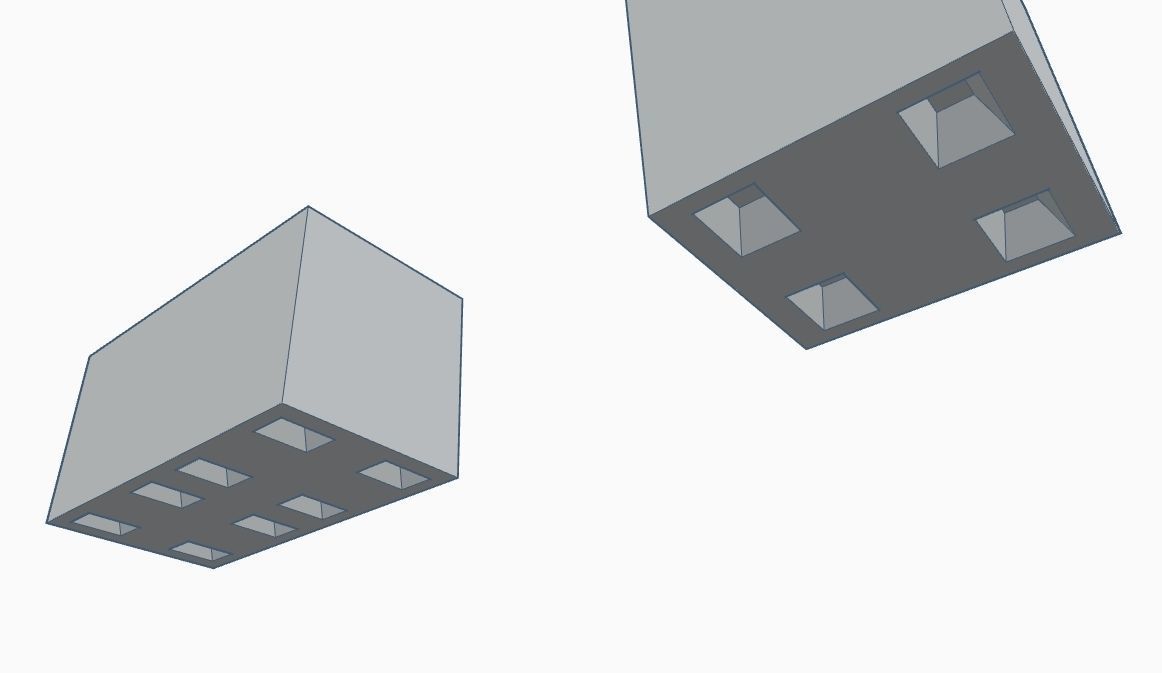 lego Interlocking Concrete blocks scale h0 1-87 3D model 3D printable ...