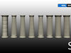 Modular Columns Pillars 1 3D model | CGTrader