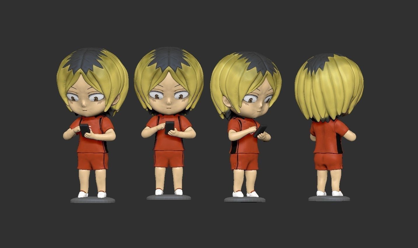 FIGURA DE KOZUME KENMA BOOBLE HEAD 3D model 3D printable | CGTrader