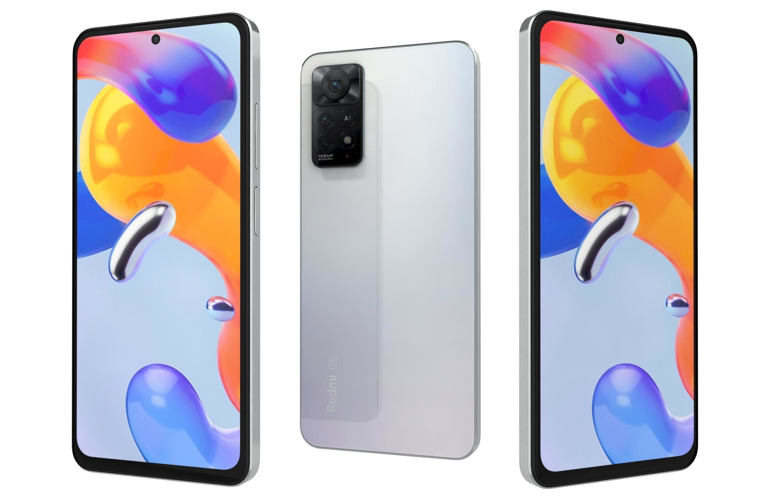 Xiaomi Redmi Note 11 Pro 5G All Colors 3D model | CGTrader