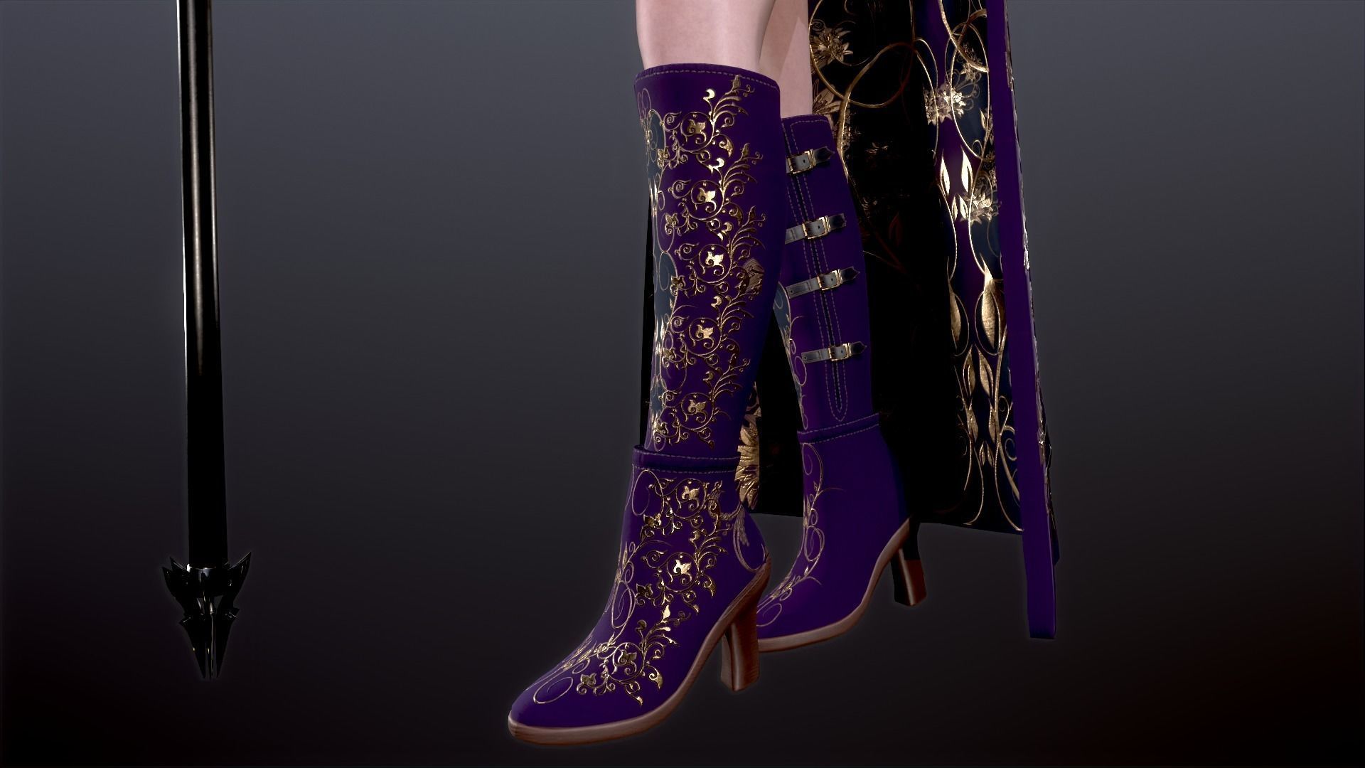 3D model Woman Mage VR / AR / low-poly | CGTrader