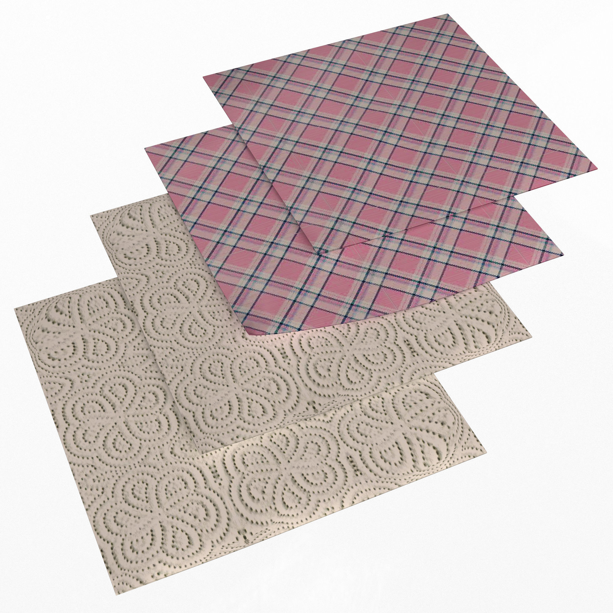 3D model Paper Napkin VR / AR / low-poly | CGTrader