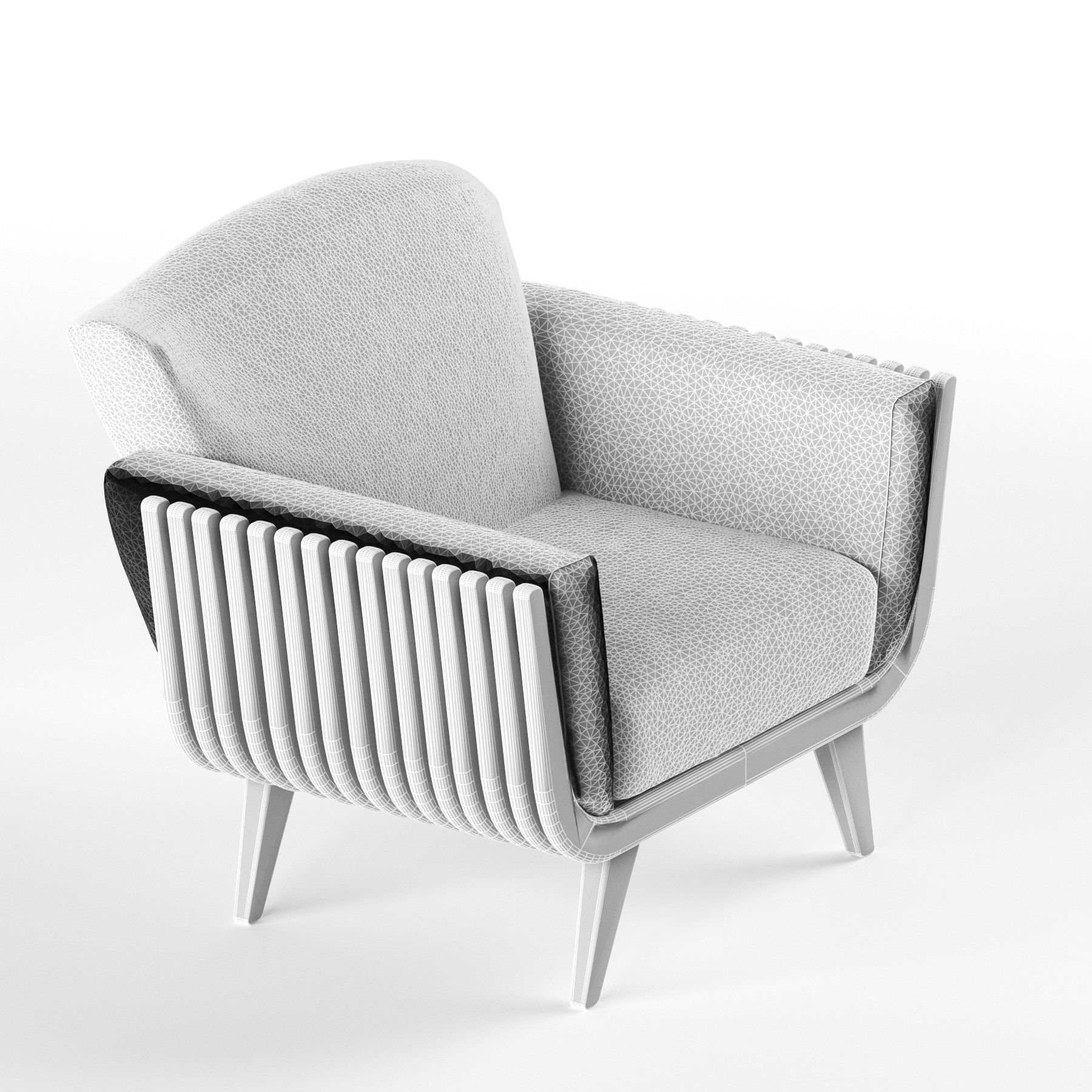 Armchair Replica 3D model | CGTrader