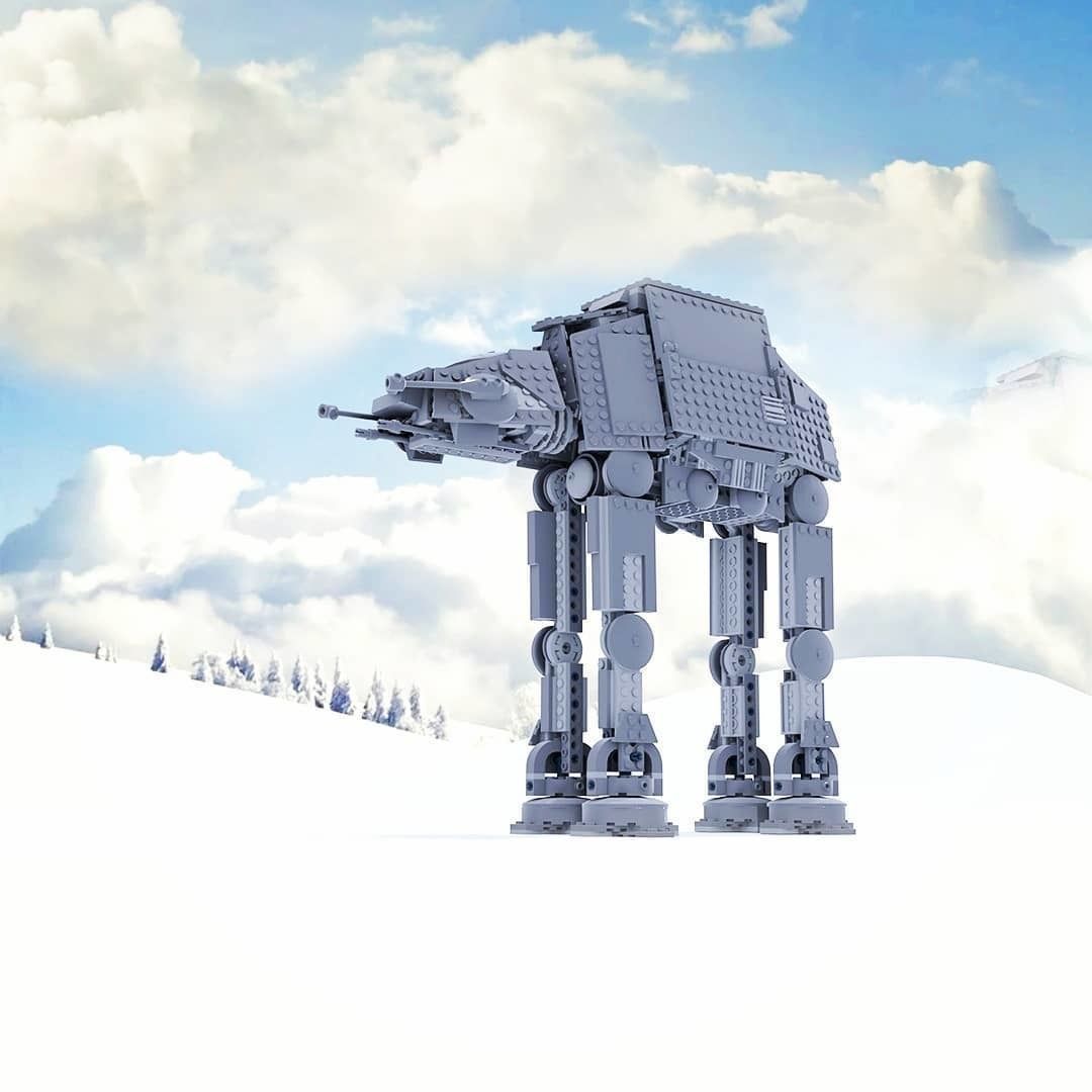 LEGO Star Wars AT-AT with armature 3D model rigged | CGTrader