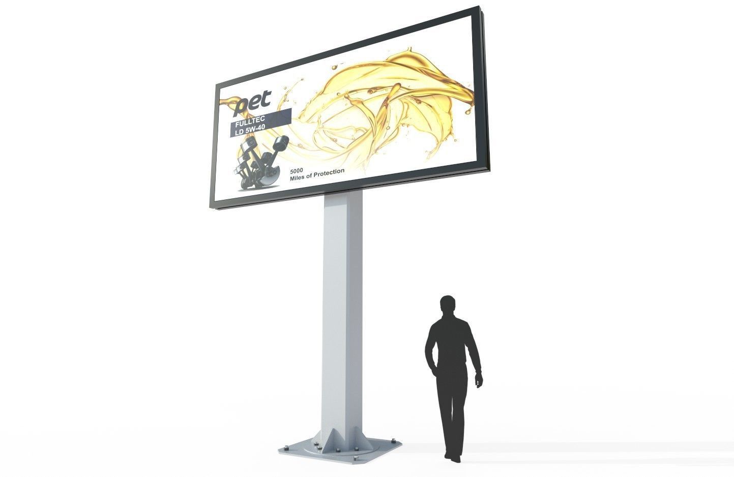 3D model Billboard M1 VR / AR / low-poly | CGTrader